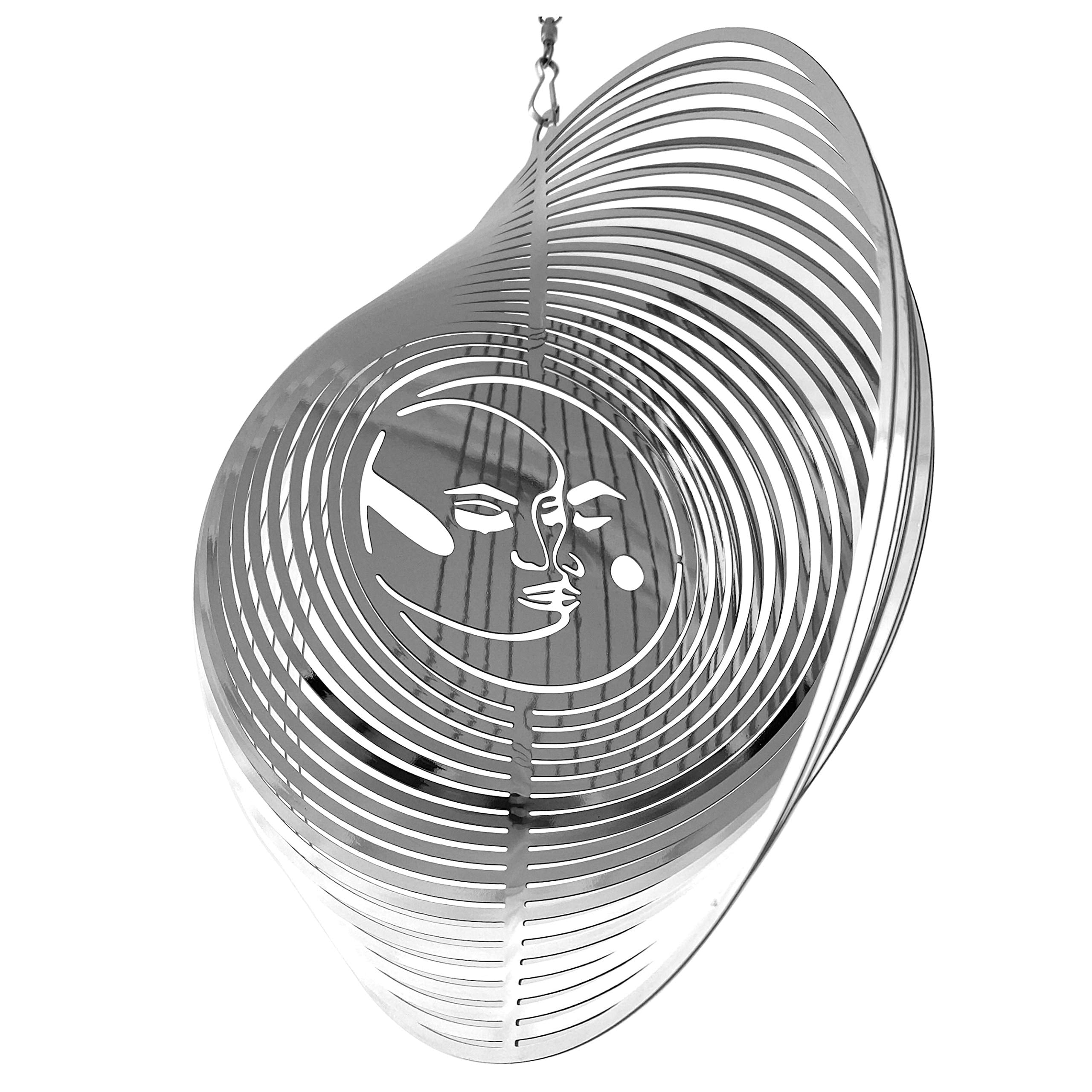 Beauty and the Wind Wind Spinner Metal Garden Spinners Outdoor Garden ...