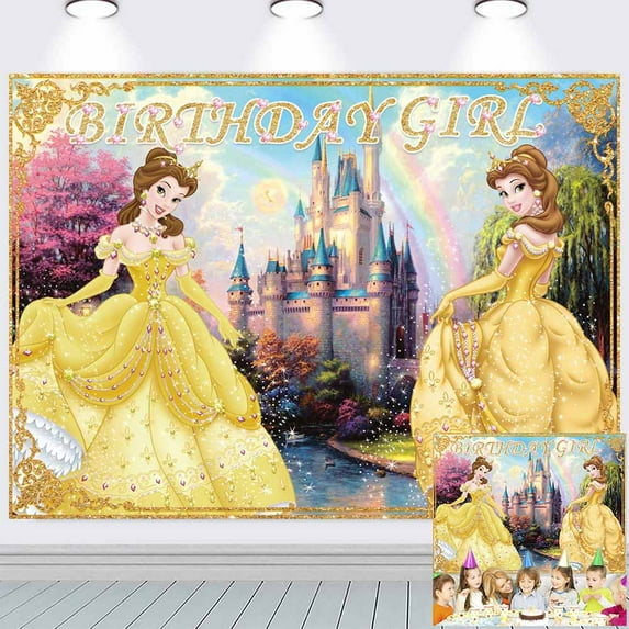 Beauty and Beast Bella Princess Party Supplies Decorations Birthday ...