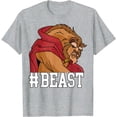 Beauty and the Beast #BEAST Big Face Portrait DTG Print Unisex T-Shirt ...