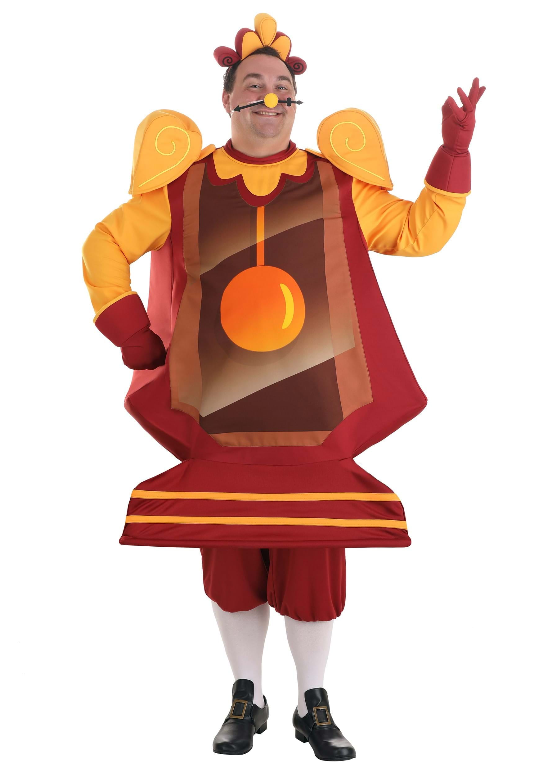 Beauty and the Beast Cogsworth Plus Size Costume - Walmart.com