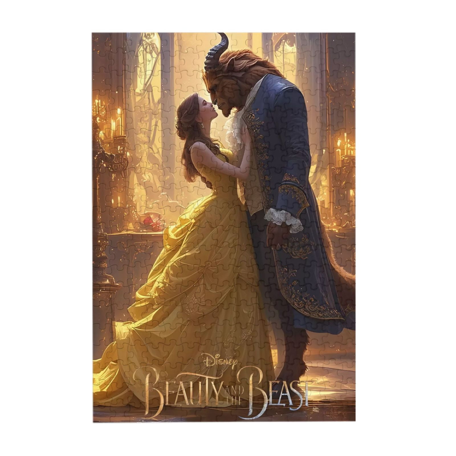 Beauty and the Beast Puzzle - 300 Piece Jigsaw Puzzle For Adults Kids ...