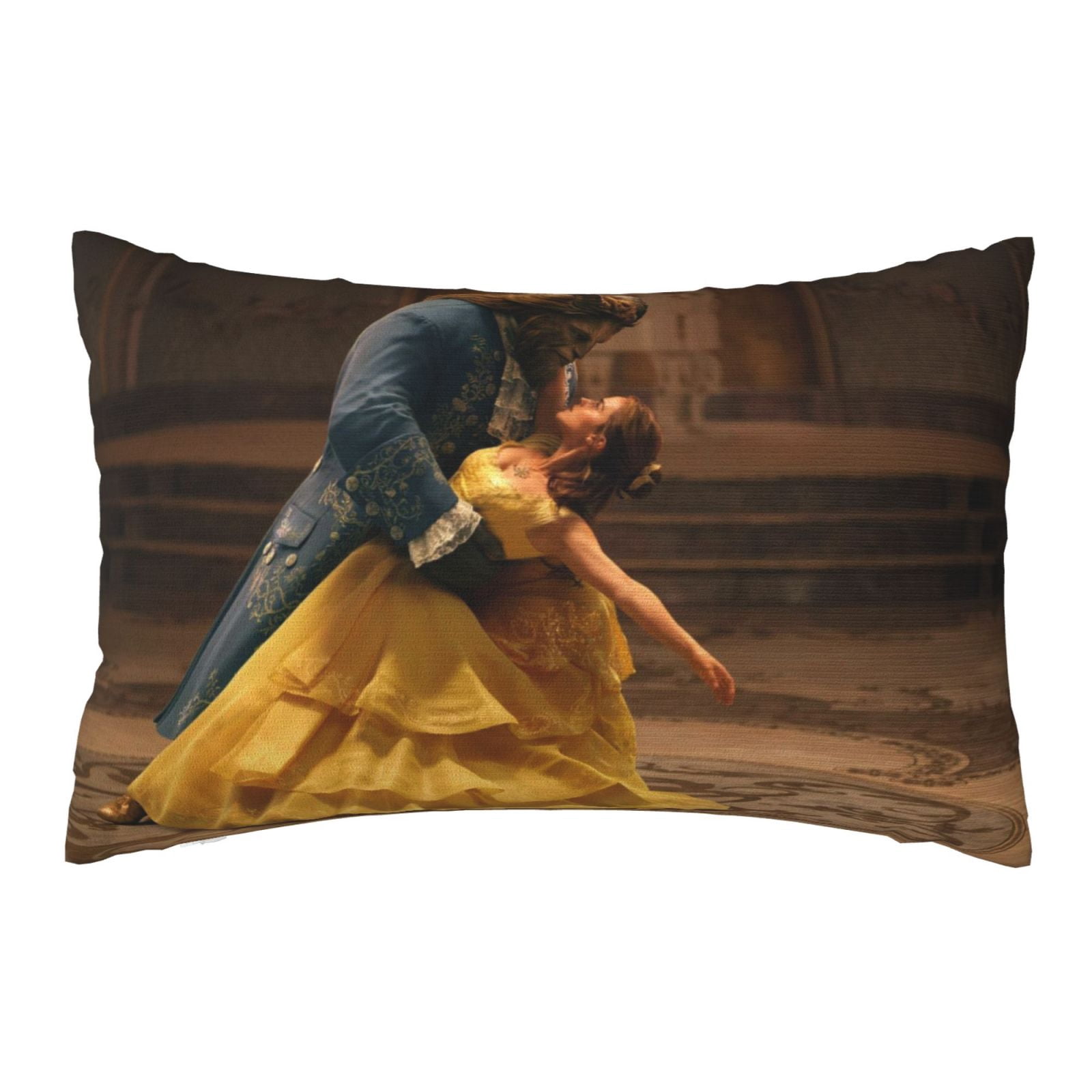 Beauty and the Beast Throw Pillow Cover Decoration Pillow Case Cushion ...