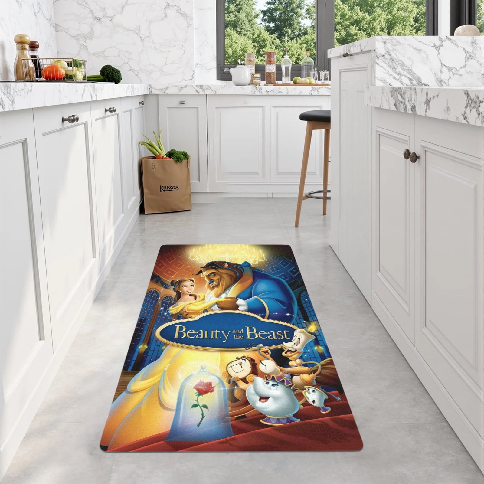 Beauty &*and the Beasts Kitchen Mat 48"x17" - Walmart.com