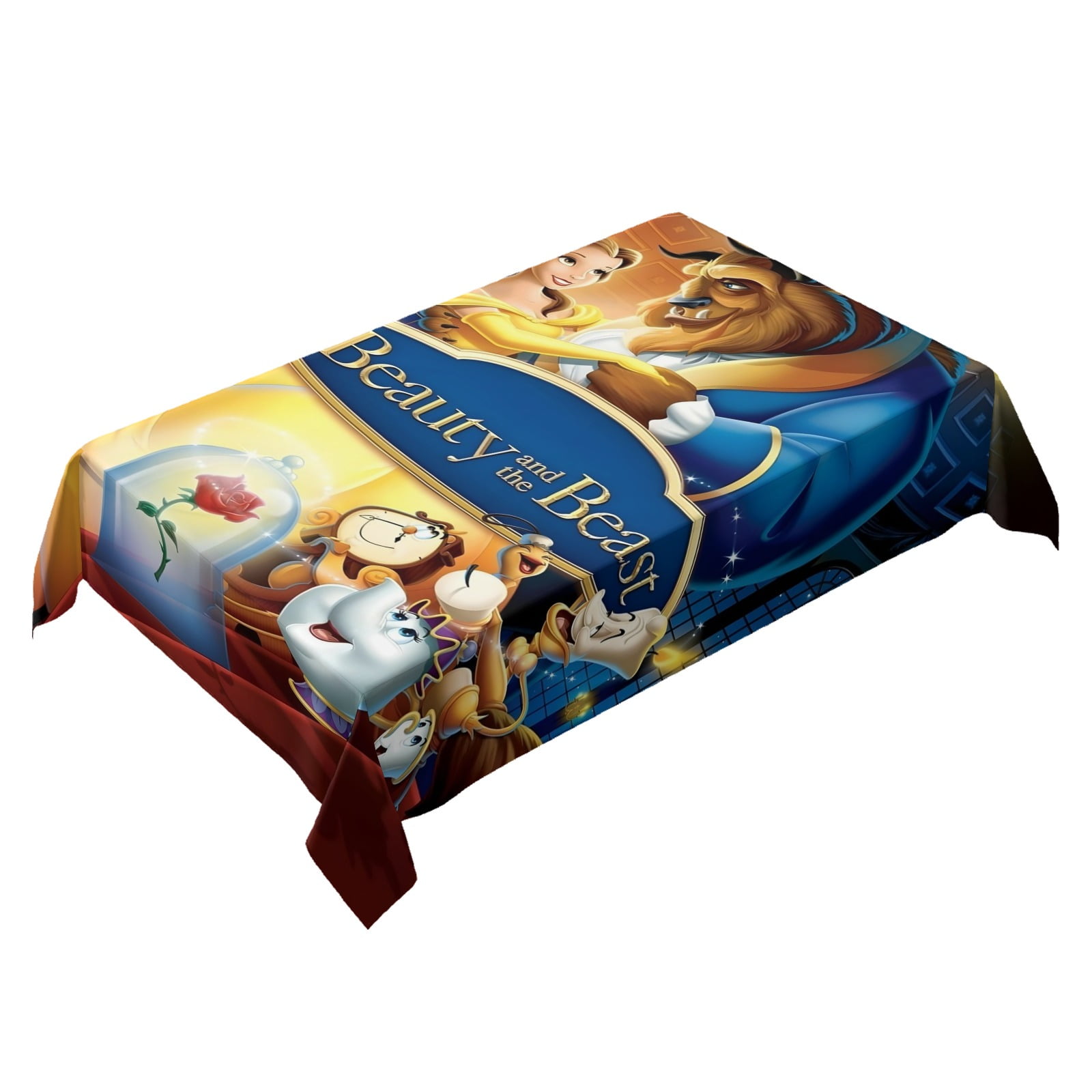 Beauty &*and the Beasts square tablecloth has an iconic print, fits ...