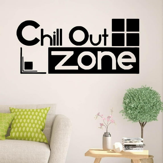 Beauty chill out zone Frase Pvc Wall Stickers For Company Office Room ...