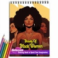 Beauty of Black Women Spiral Bound Coloring Book, Celebrate the Beauty ...