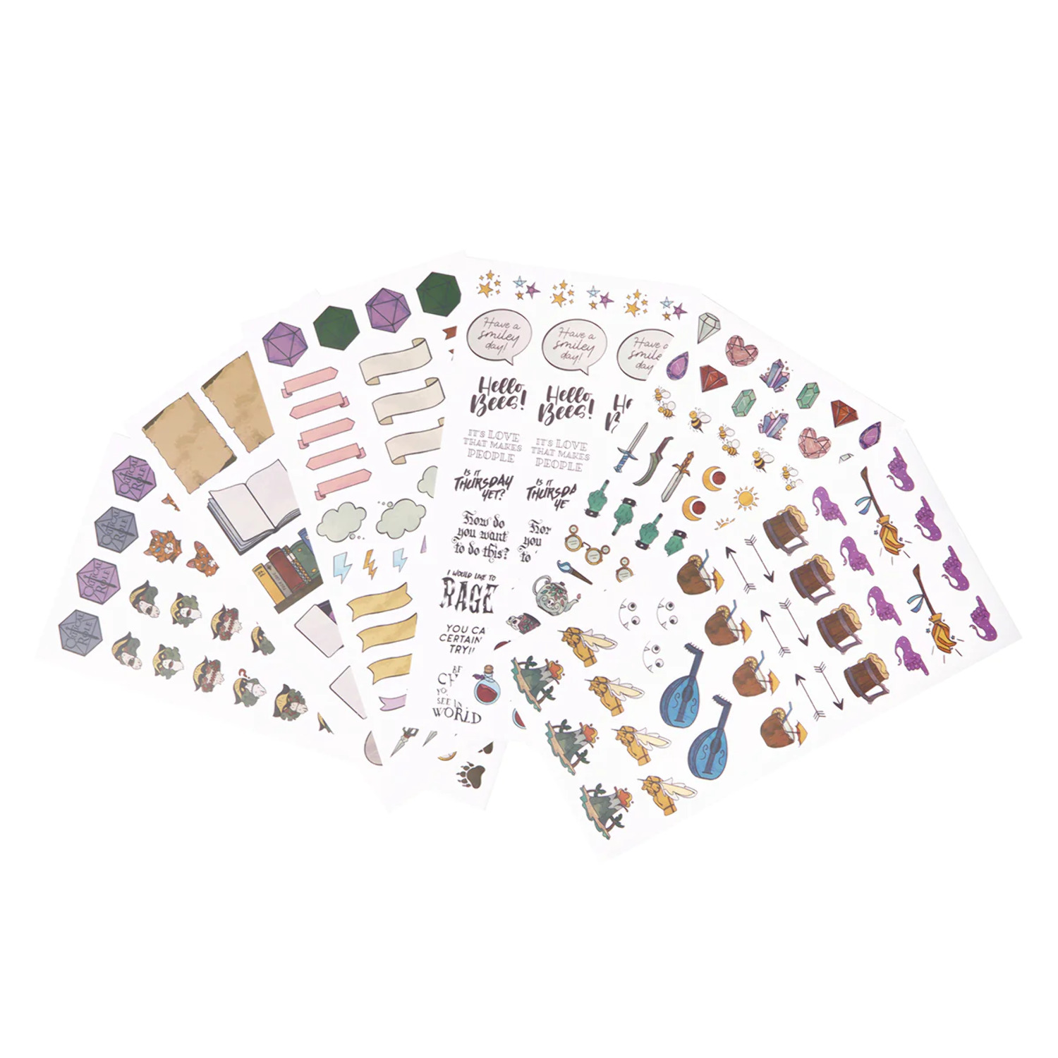 Beauty of Exandria: The Archives - Journal Sticker Set - Walmart.com