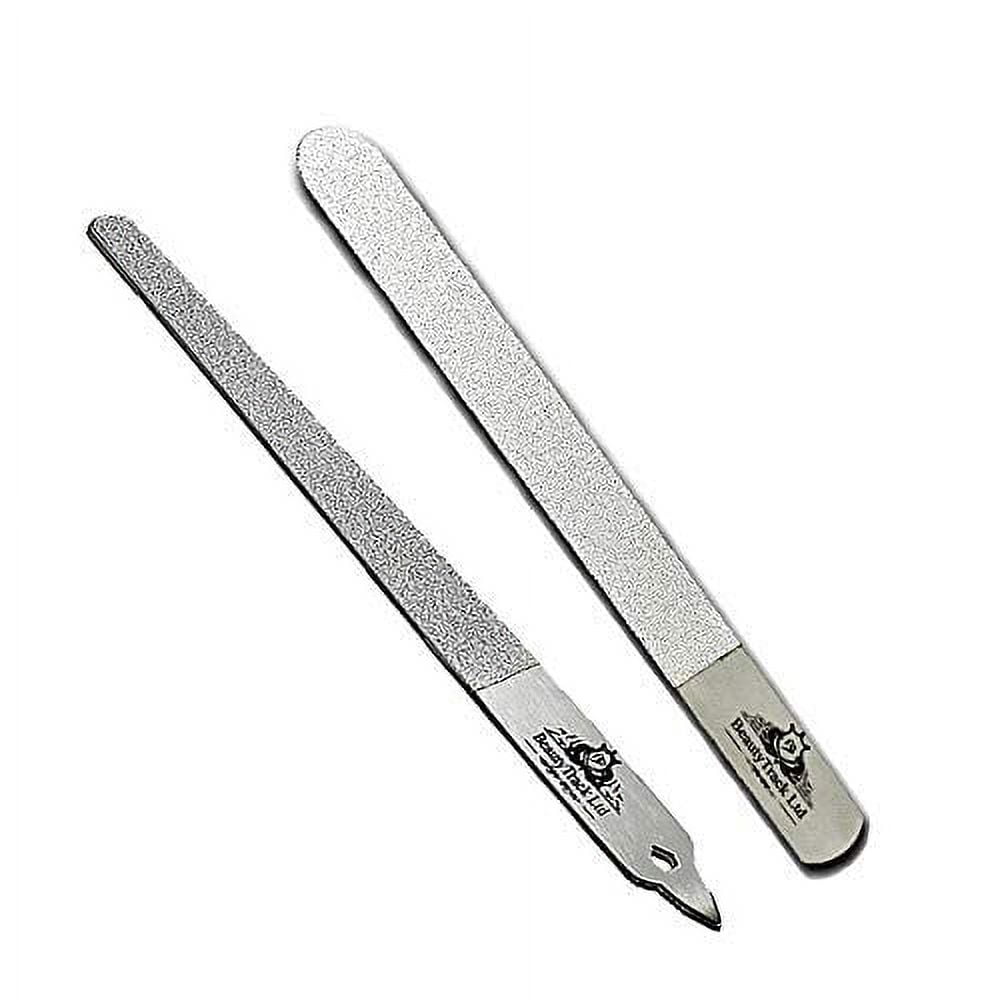 BeautyTrack 6-Inch Diamond Deb Nail File, for Manicure, Pedicure ...