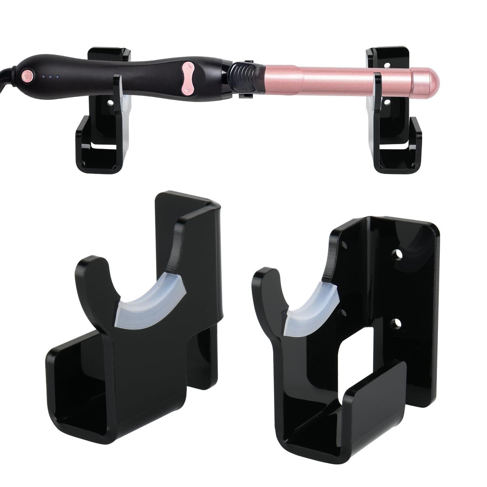 Beautyflier Curling Iron Holder, Multi-functional Acrylic Flat Irons ...