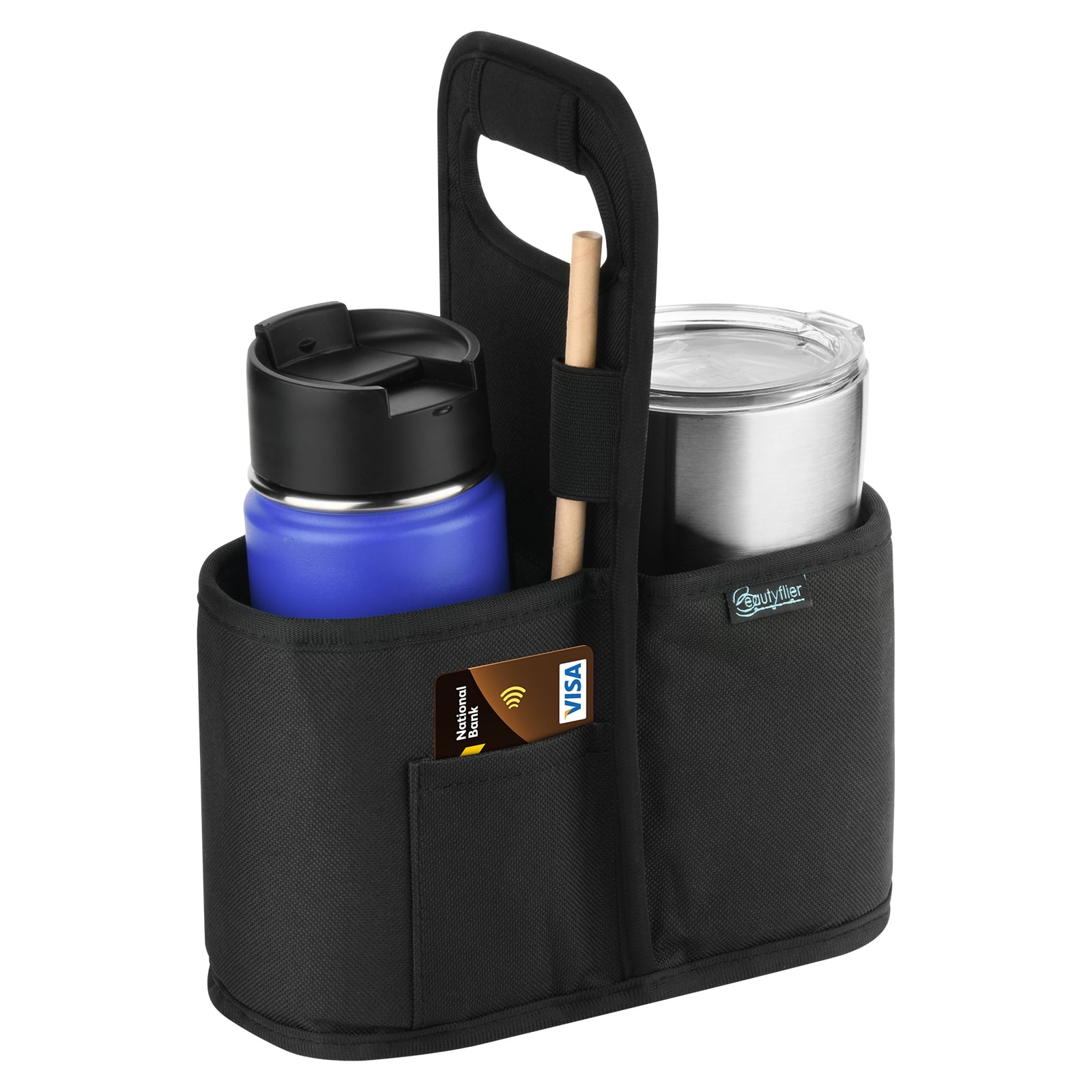 Customer reviews for Beautyflier Drink Carrier with Handle for Delivery ...