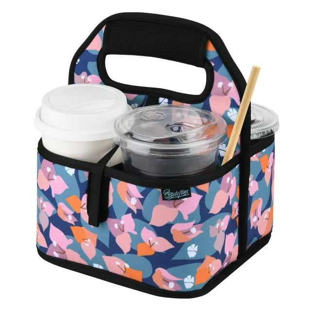 Beautyflier Reusable Insulated Coffee Cup Carrier, Portable Drink ...