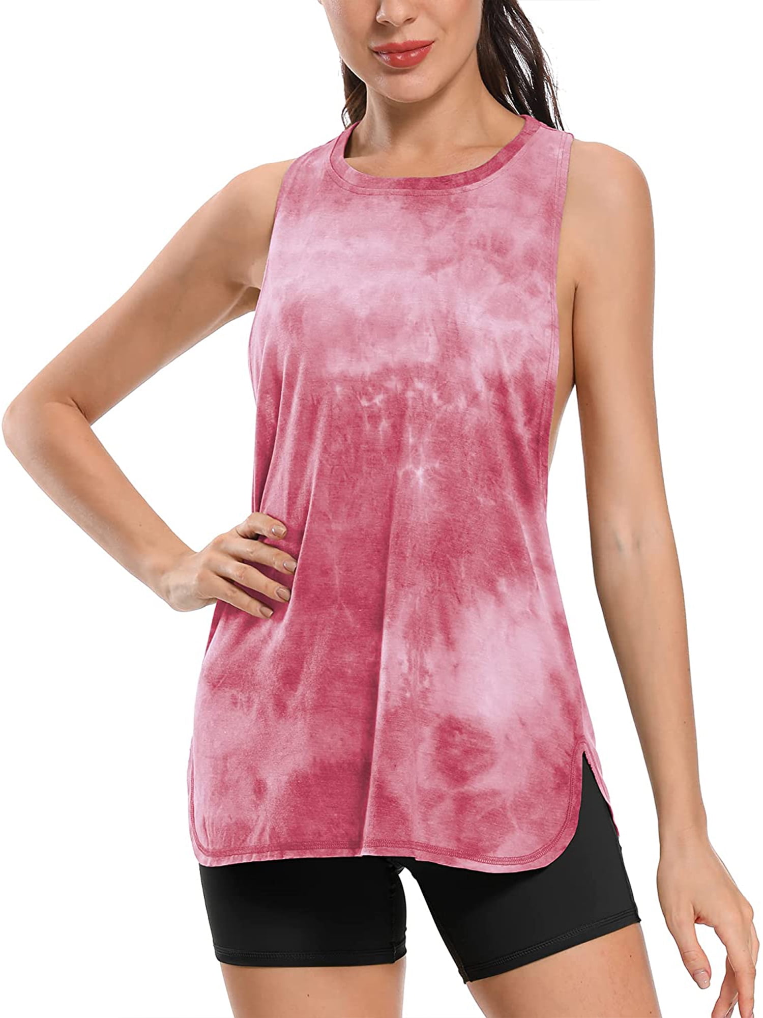 Beautyin Women Racerback Athletic Tank Top Exercise Gym Lightweight ...