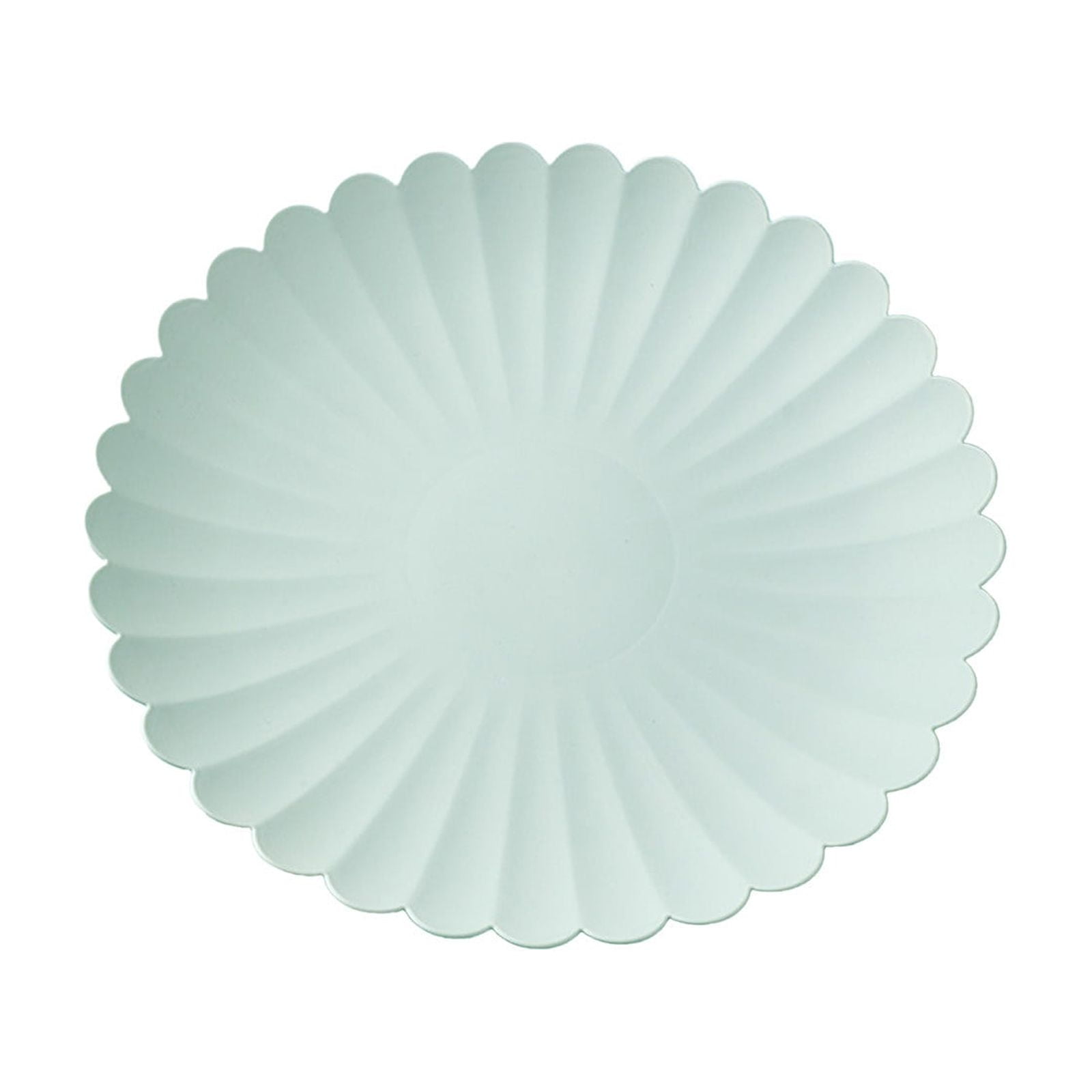 Beautynvta 2 PCS Flower Shaped Plastic Plates, Small Salad Plates ...