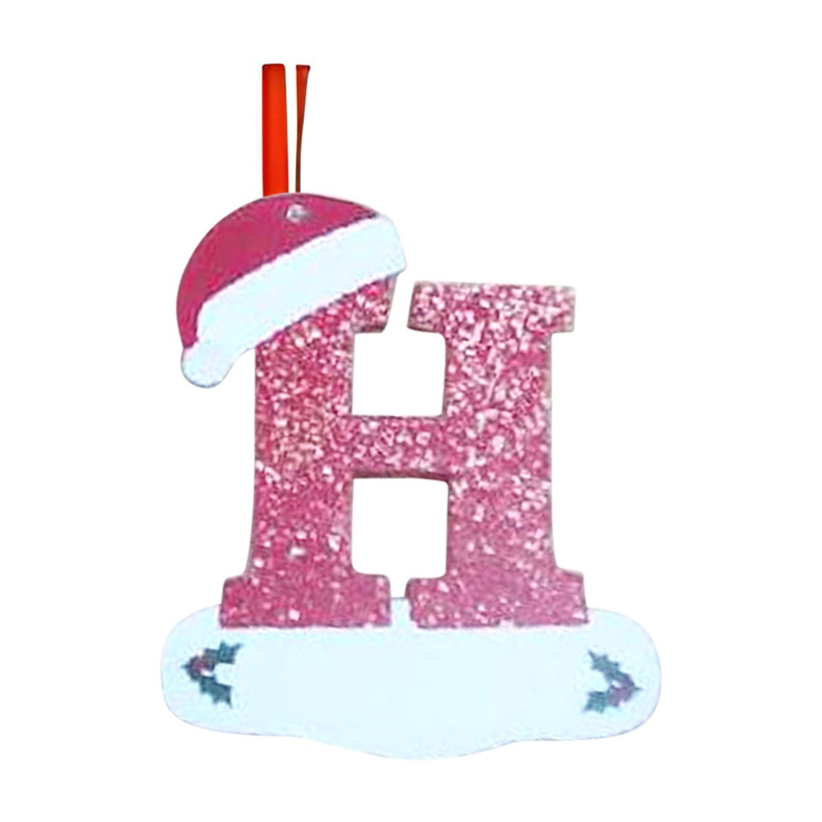 Beautynvta 26 Initial Letter Christmas Ornaments, 3.9'' Personalized ...