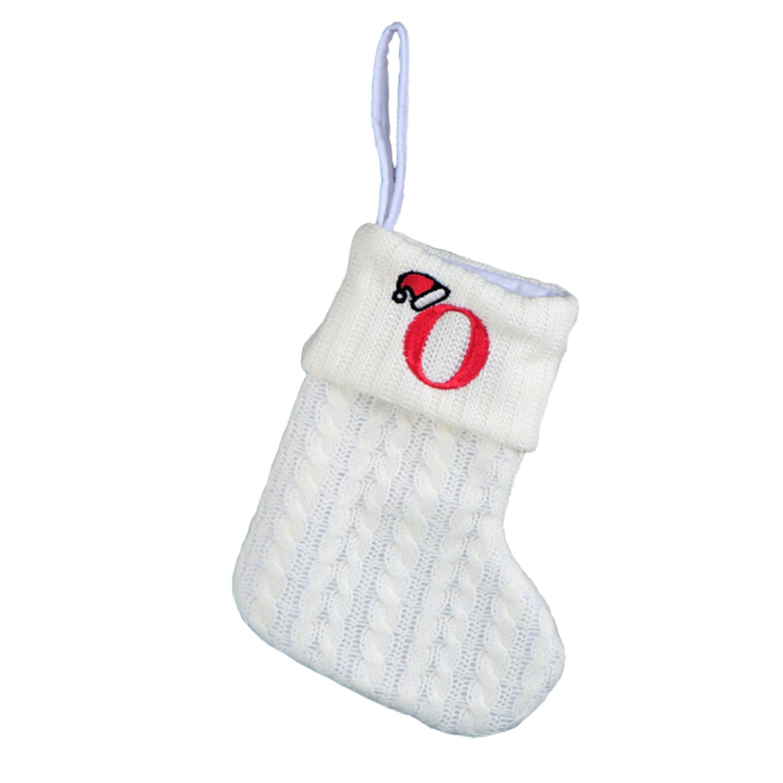 Beautynvta 26 Initial Letters Christmas Stockings, 7.8'' Embroidered ...