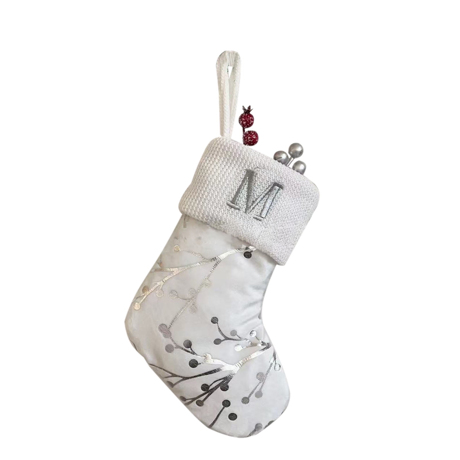 Beautynvta 26 Initial Letters Christmas Stockings, 9'' Personalized ...