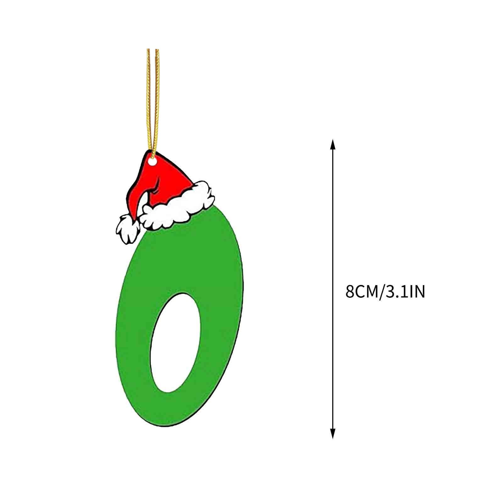 Beautynvta 26 Initial Letters Ornaments Christmas Tree Decoratin ...