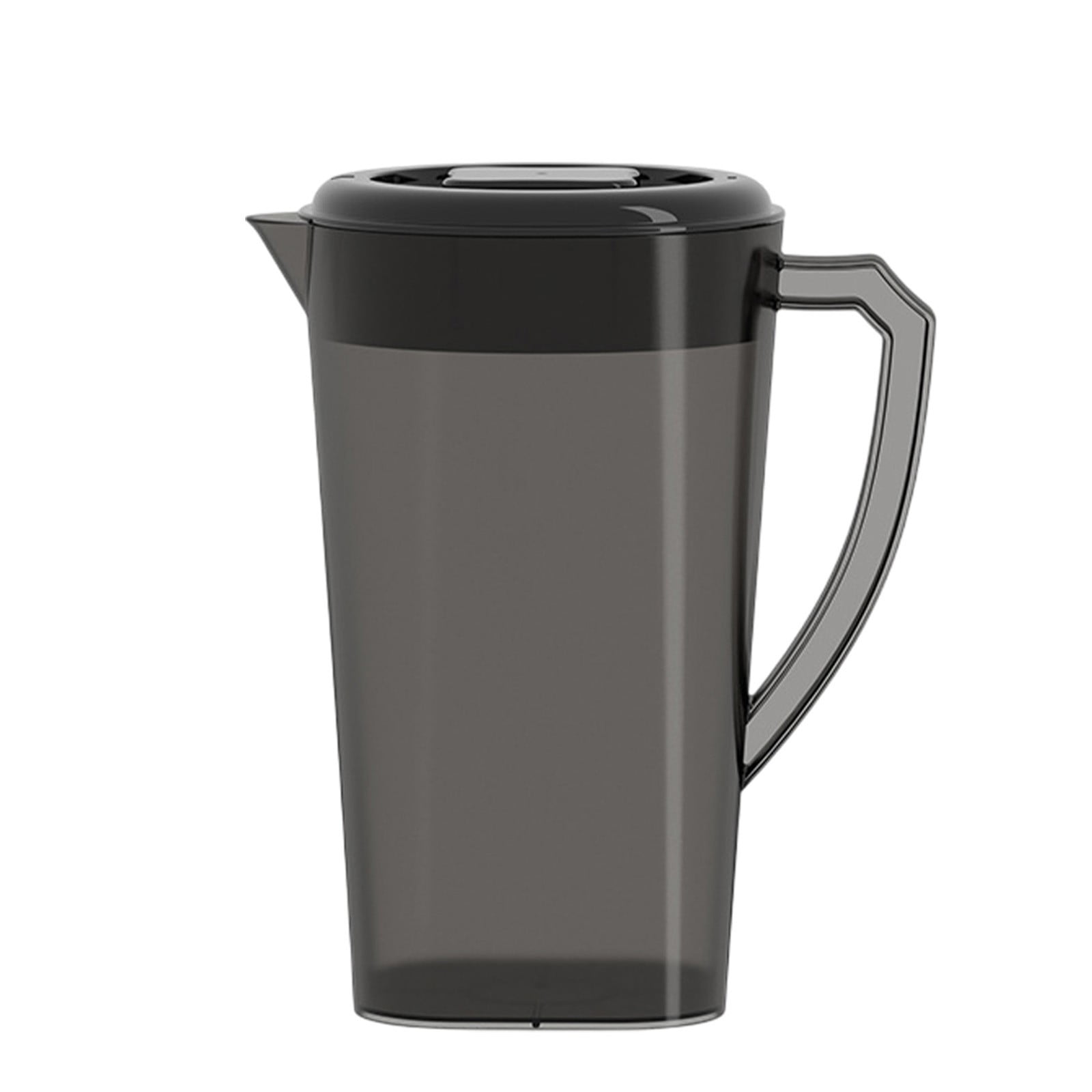 Beautynvta 3 L Clear Plastic Pitcher with Lid and Handle, Clear Water ...