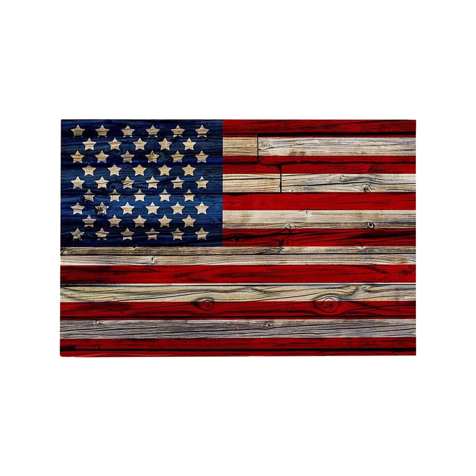 Beautynvta 4th of July Patriotic American Flag Door Mat, Stars and ...