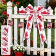 Beautynvta 4th of July Ribbon, Patriotic Wired Ribbons for Crafts ...