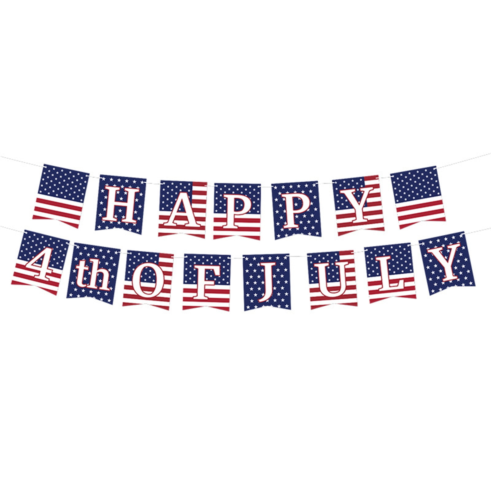 Beautynvta 4th of July American Flag Patriotic Party Supplies ...