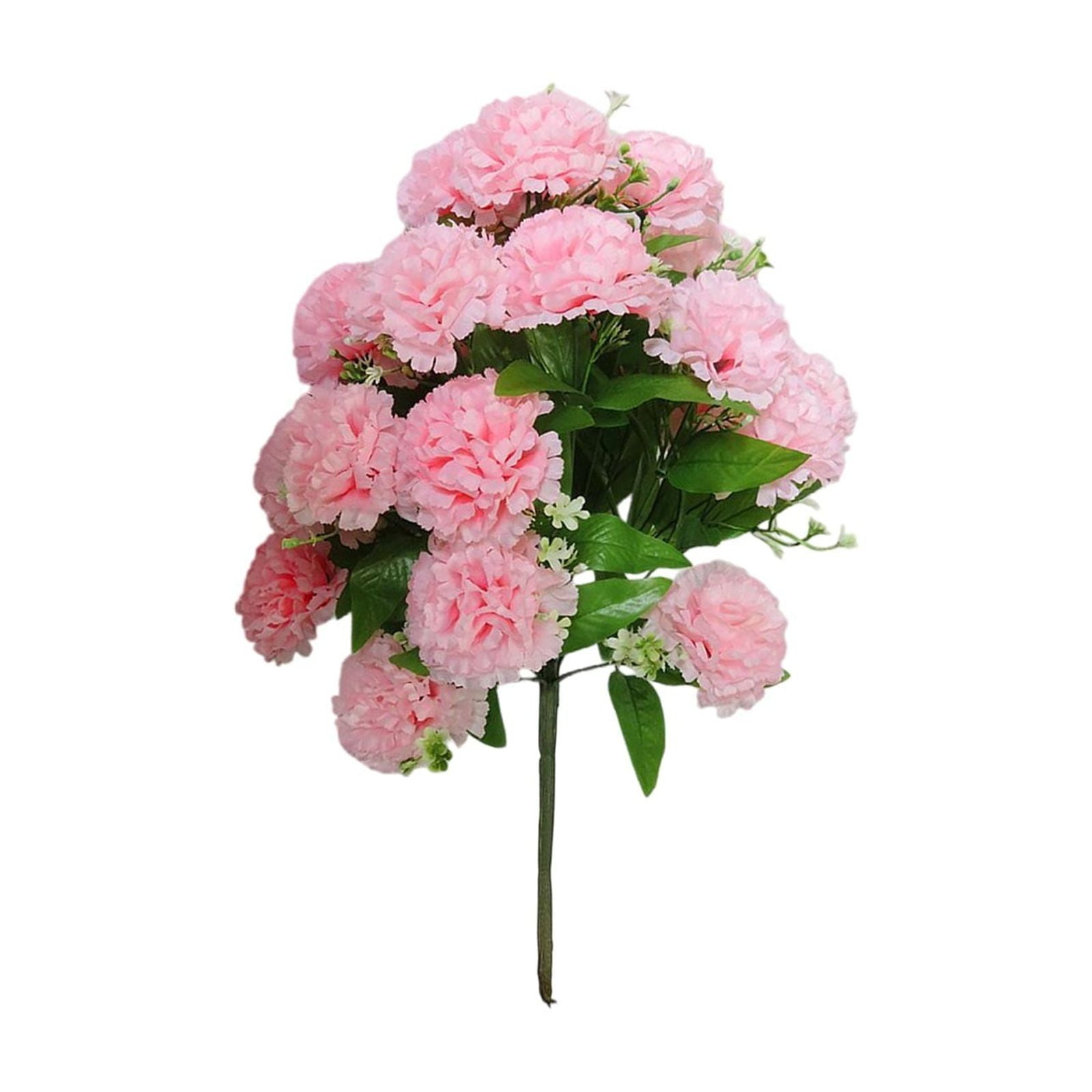 Beautynvta Artificial Carnations Flowers, Fake Carnation Silk Flowers ...