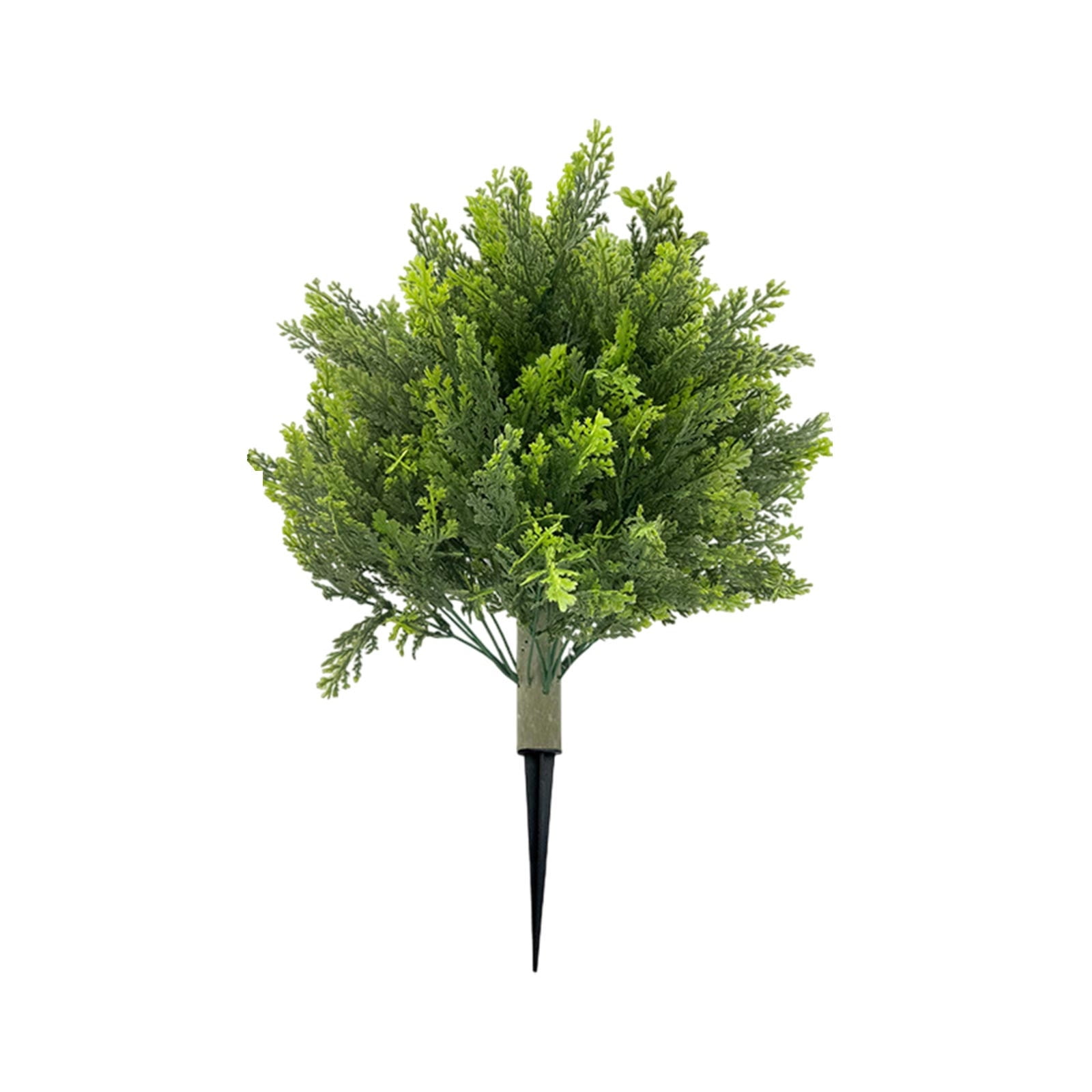 Beautynvta Artificial Cedar Shrub Ball Trees with Ground Spike, Fake ...