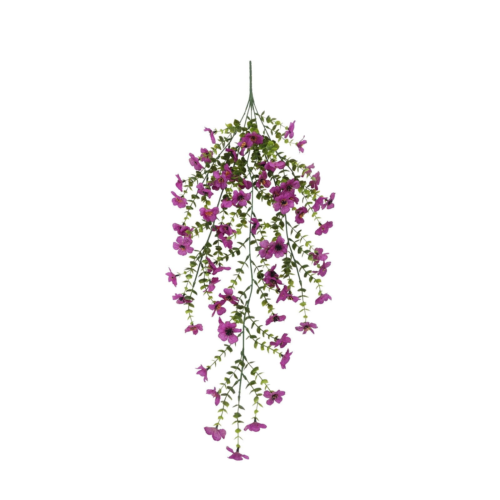 Beautynvta Artificial Violet Hanging Flowers, Fake Silk Flower, Rattan ...