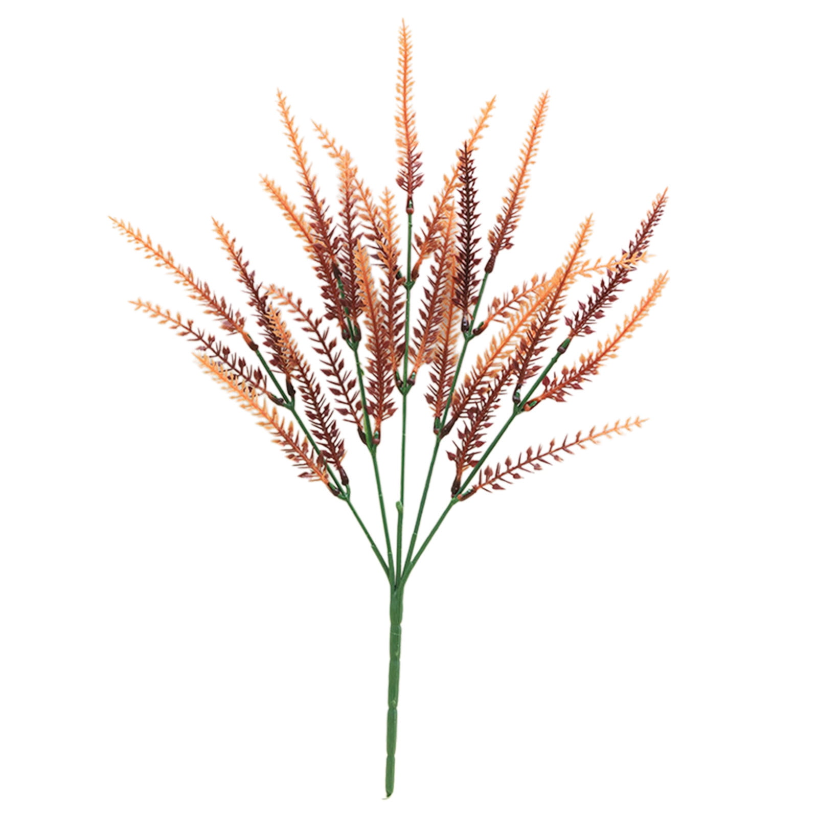 Beautynvta Artificial Wheat Ears Flowers, Fake Silk 5 Forked Wheat Ears ...