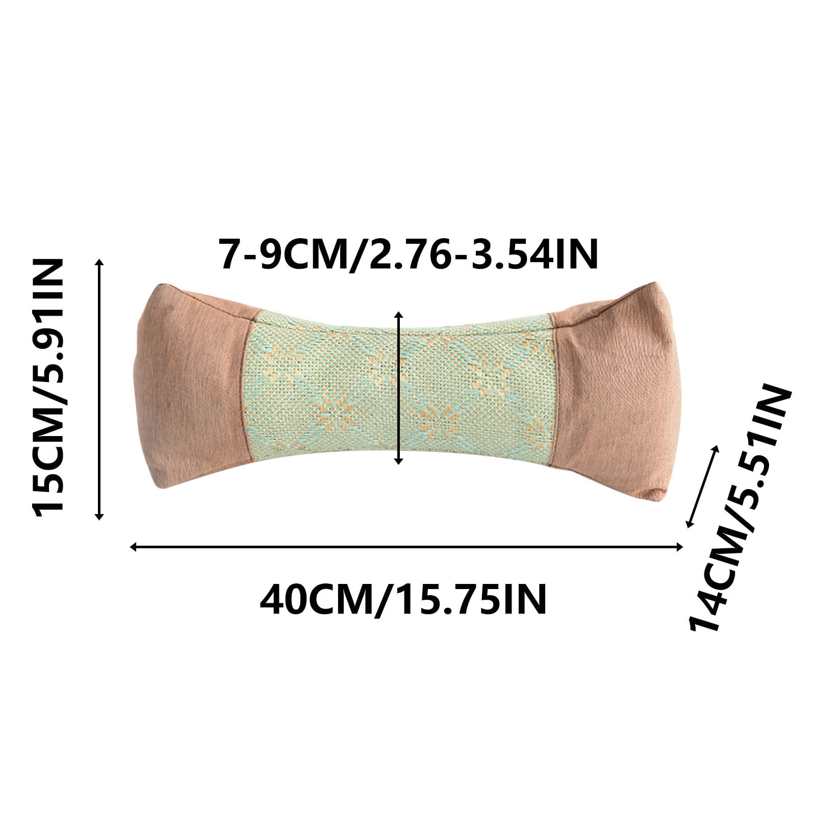 Beautynvta Buckwheat Pillow, Neck & Cervical Pillow, Cervical Neck Roll ...