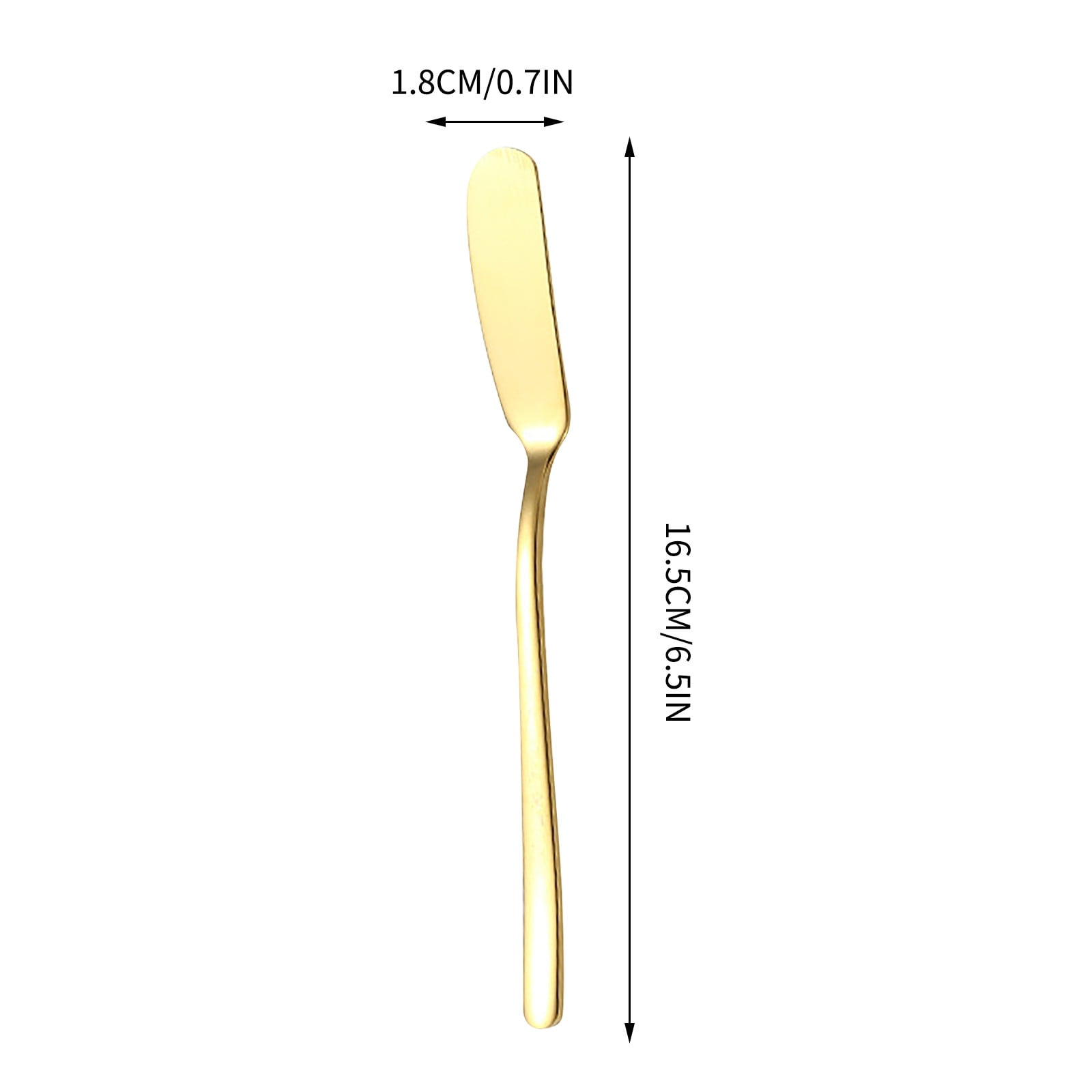 Beautynvta Cheese Spreader Knife, 6.5'' Stainless Steel Butter Knife ...
