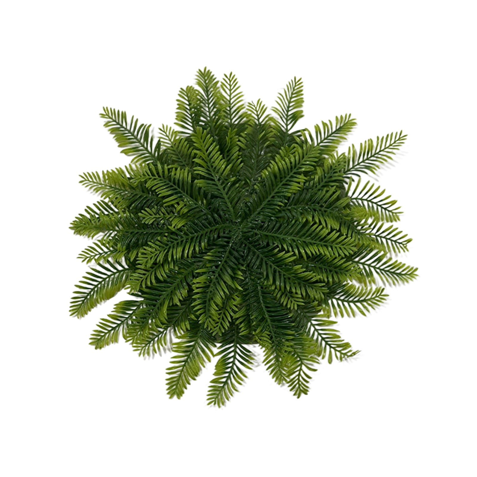 Beautynvta Christmas Placemat, 15.75'' Round Artificial Pine Needles ...