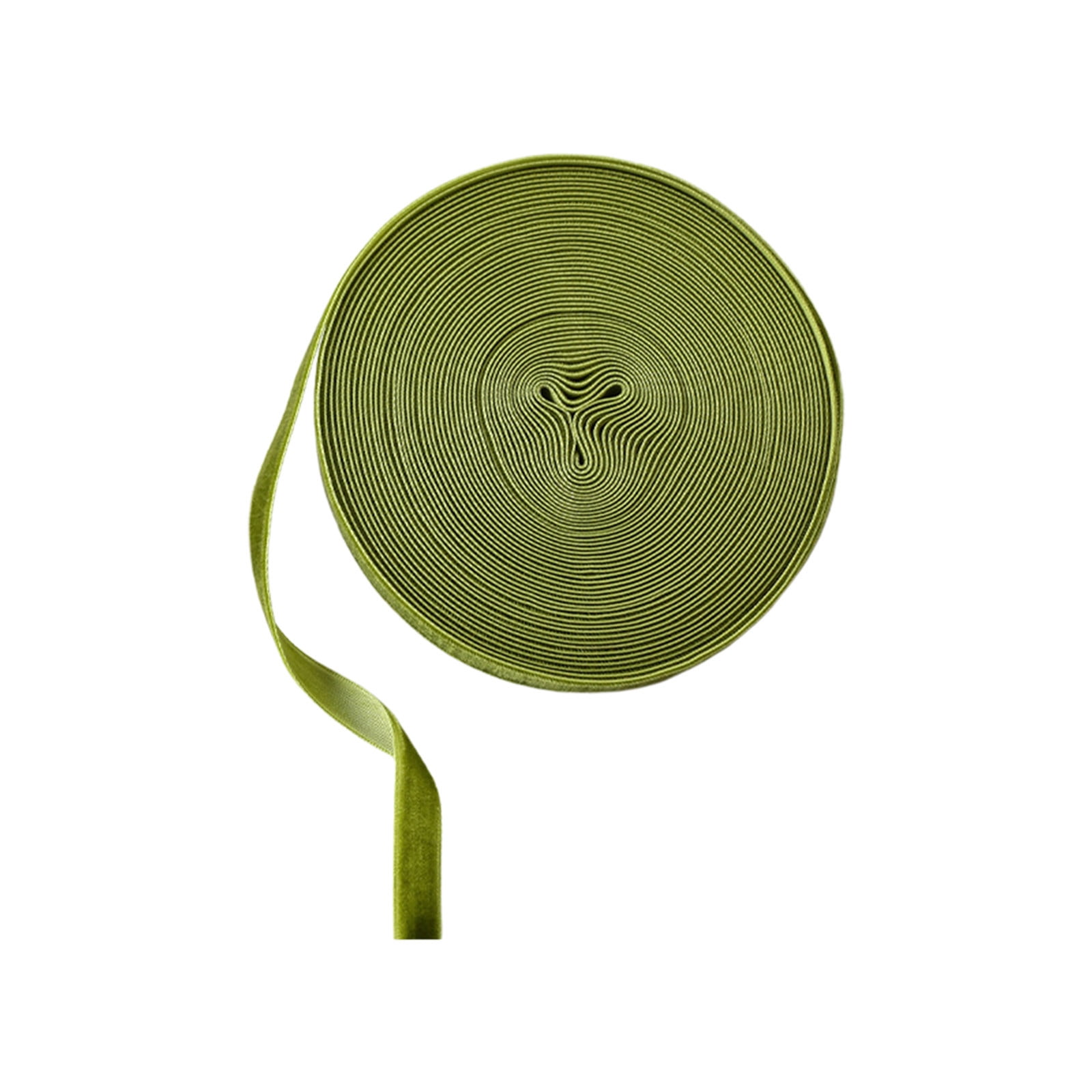 Beautynvta Christmas Ribbon, 32.81 Ft x 0.39 Inch, Green Velvet ...