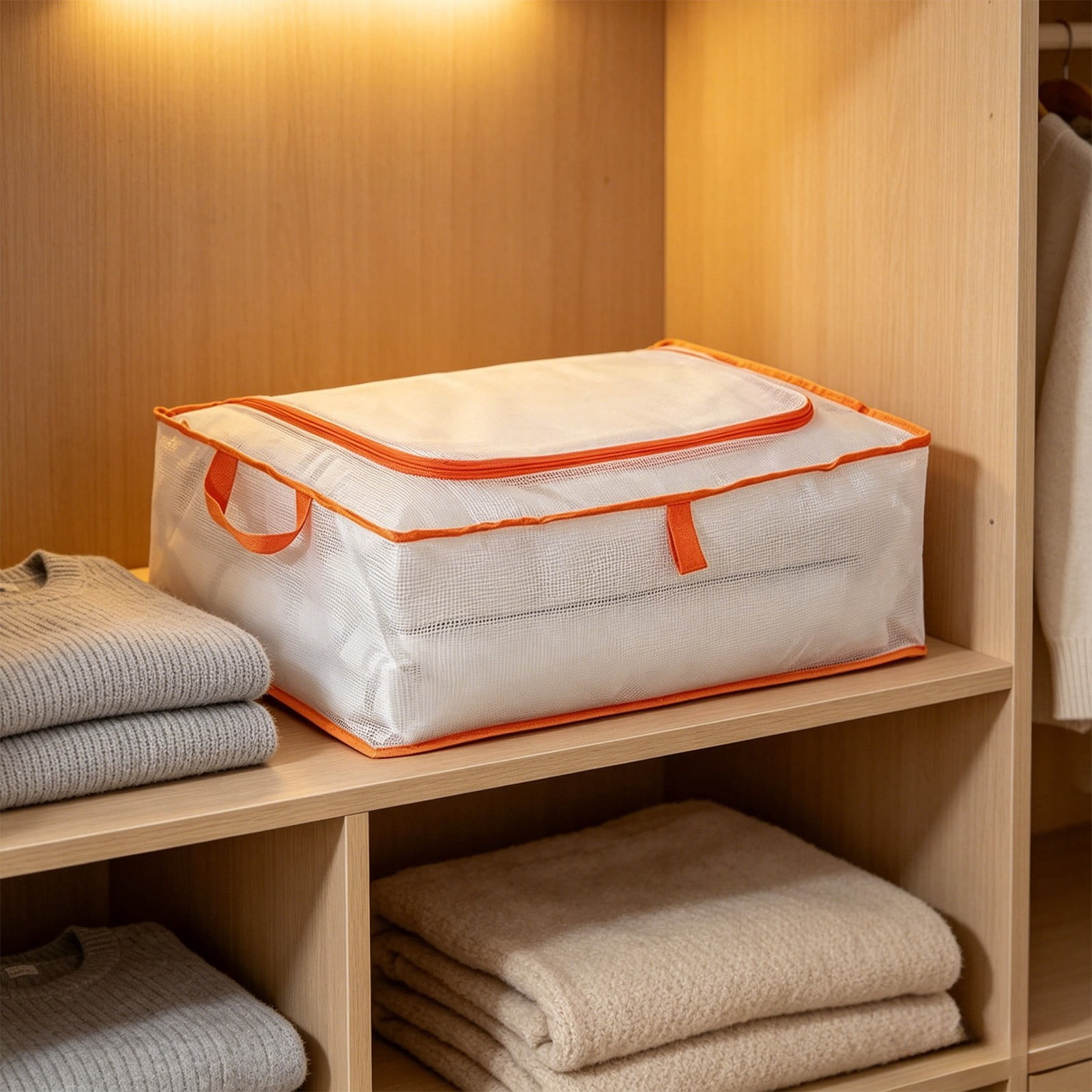 Beautynvta Clear Clothes Storage Bag, Dustproof Waterproof Organizer ...