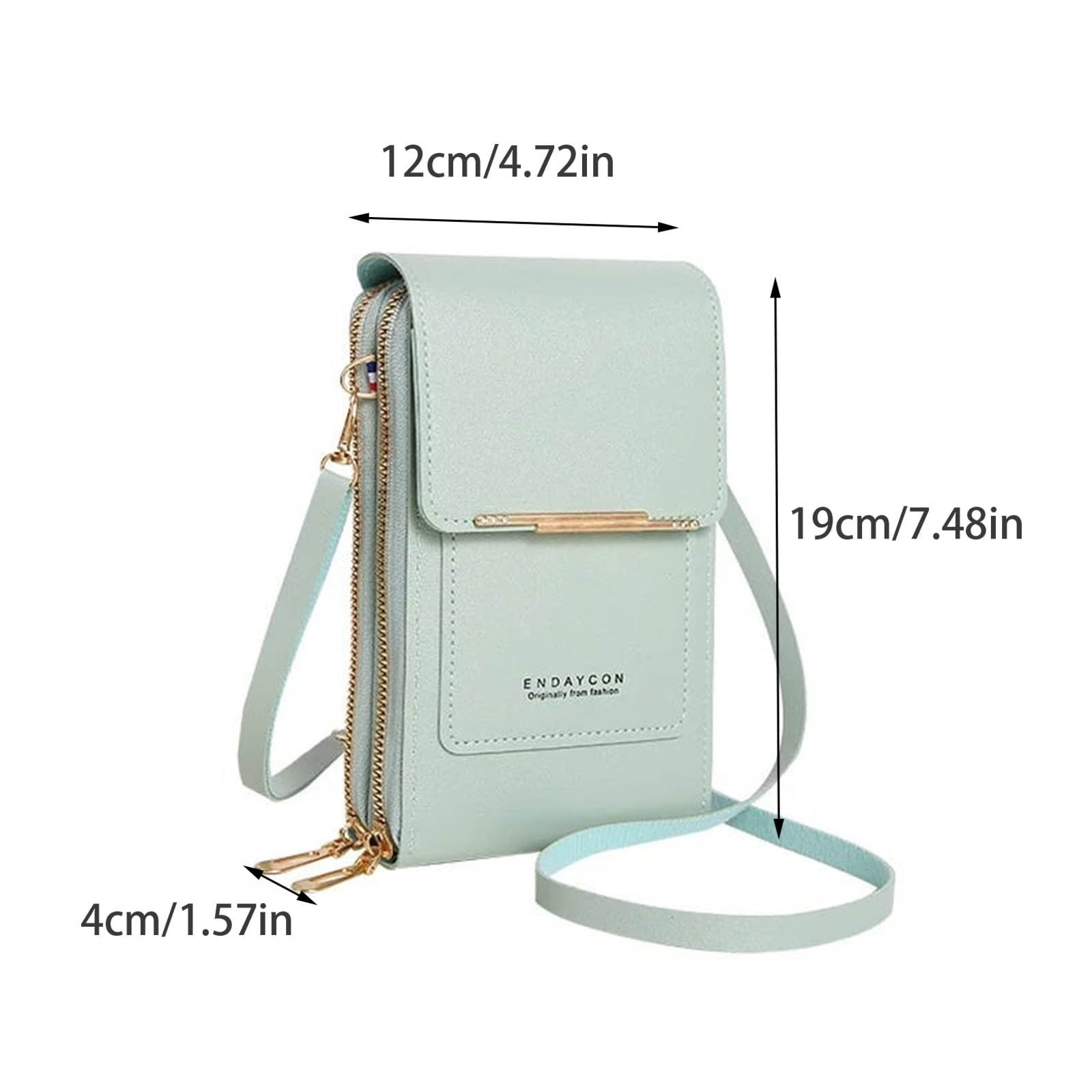 Beautynvta Crossbody Cell Phone Bag with Touchscreen Portion, Leather ...