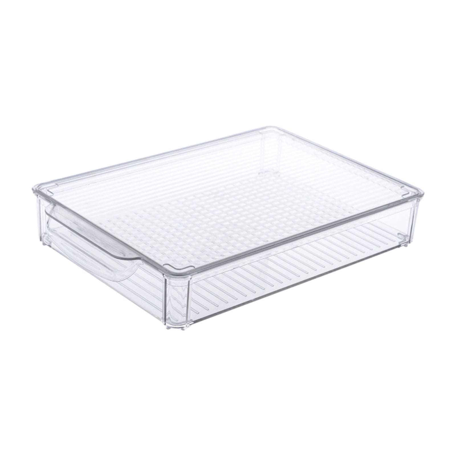 Beautynvta Food Storage Containers with Lid, Flat Rectangular Design ...