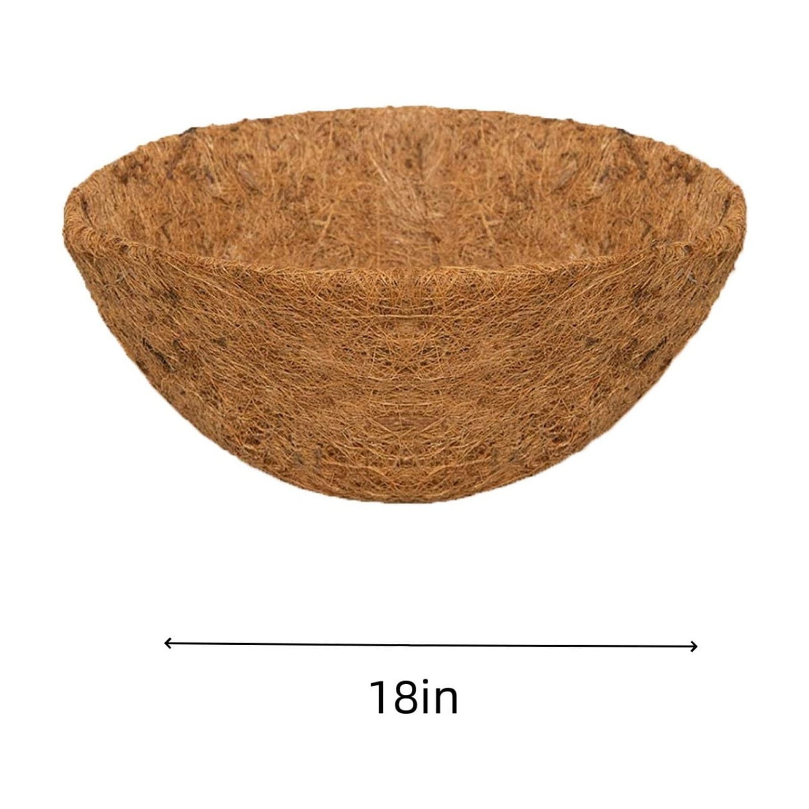 Beautynvta Hanging Basket Round Coconuts Fiber Liners Replacement ...