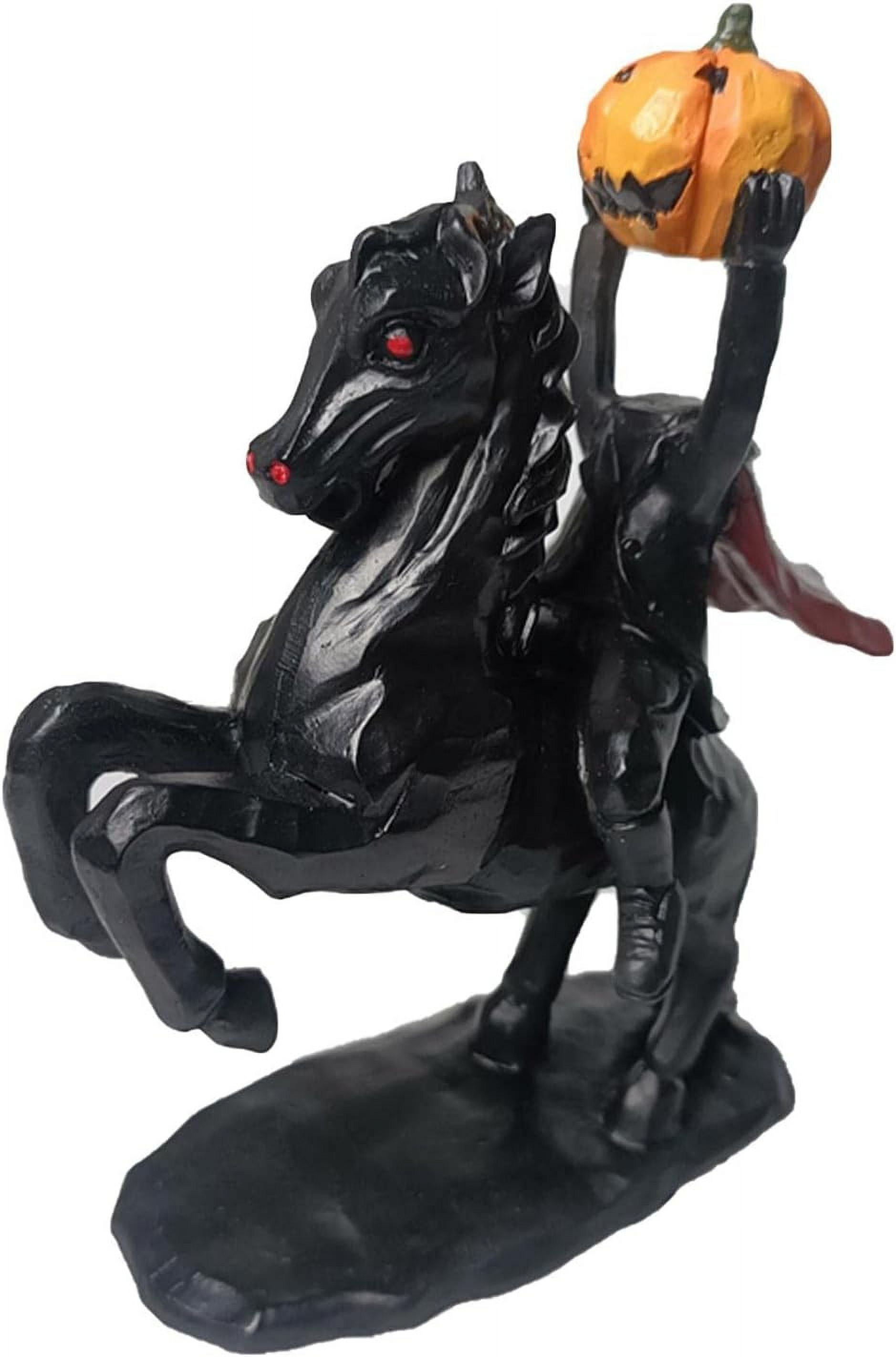 Beautynvta Headless Horseman Statue, Halloween Scary Headless Knight ...