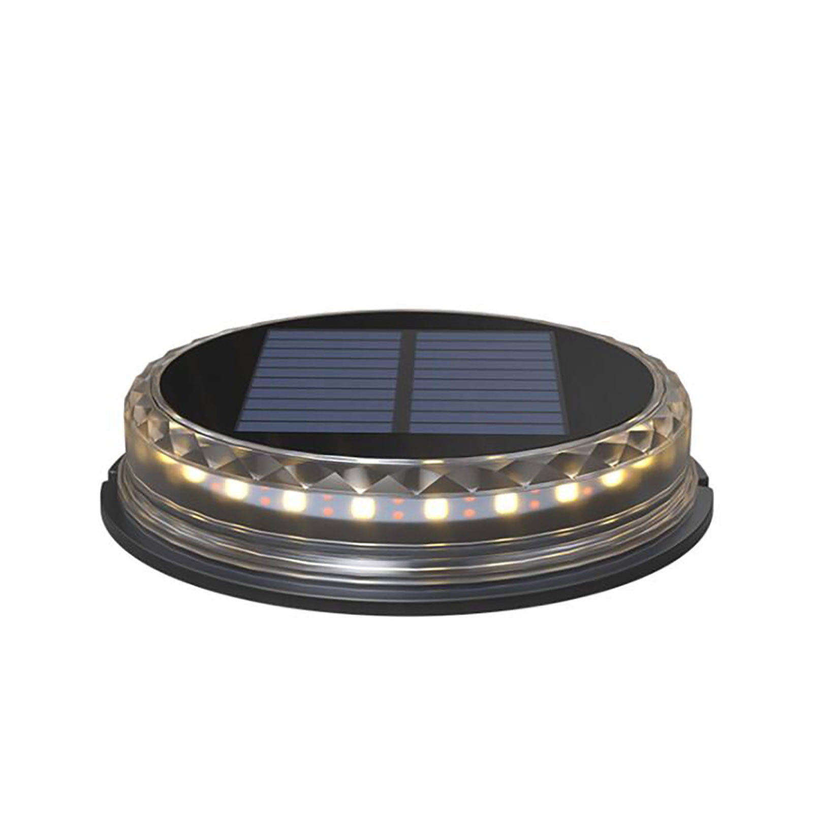 Beautynvta Solar Ground Lights, Solar 17 LED Lights Outdoor Waterproof ...