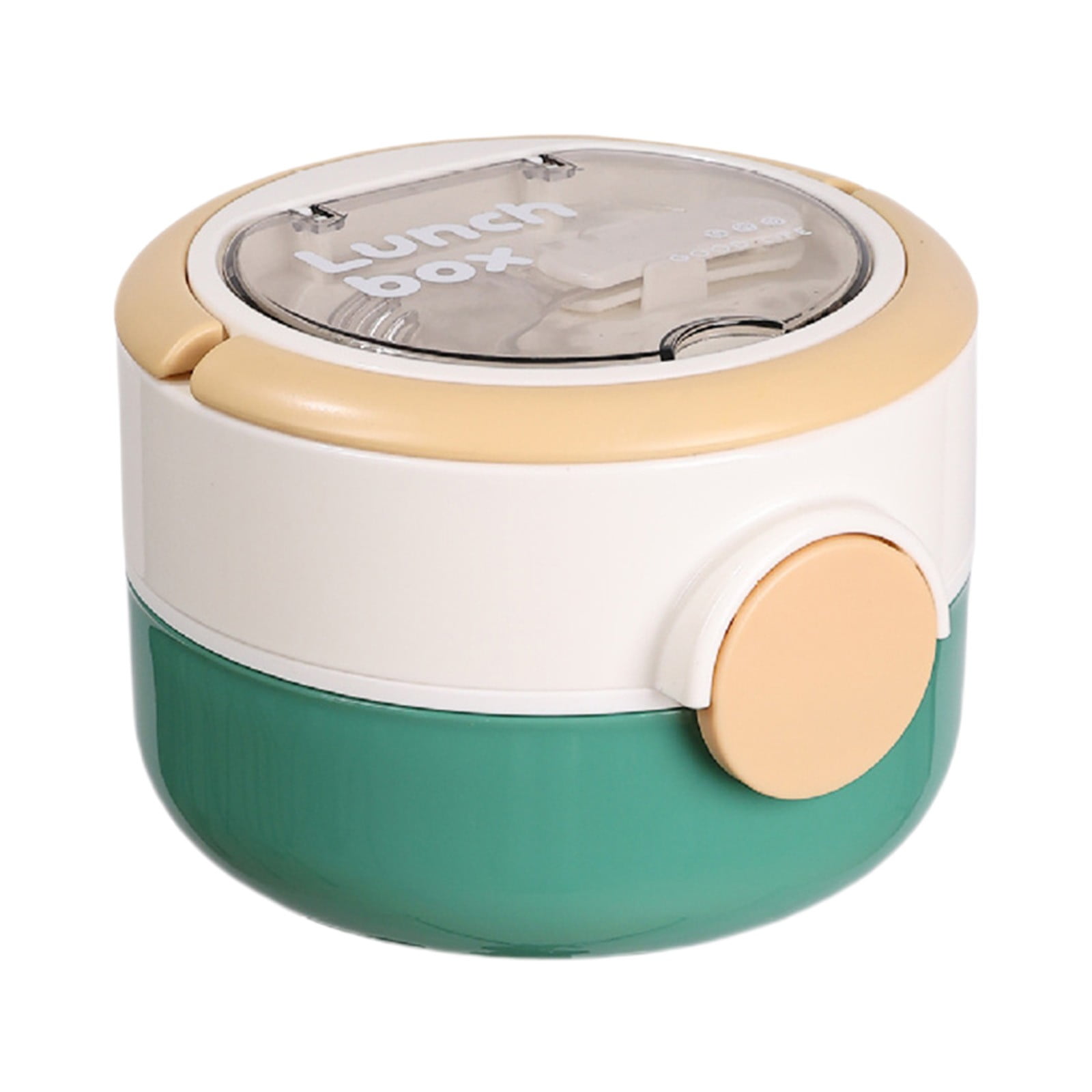 Beautynvta Double-Layer Bento Lunch Box with Fork and Spoon, Leakproof ...