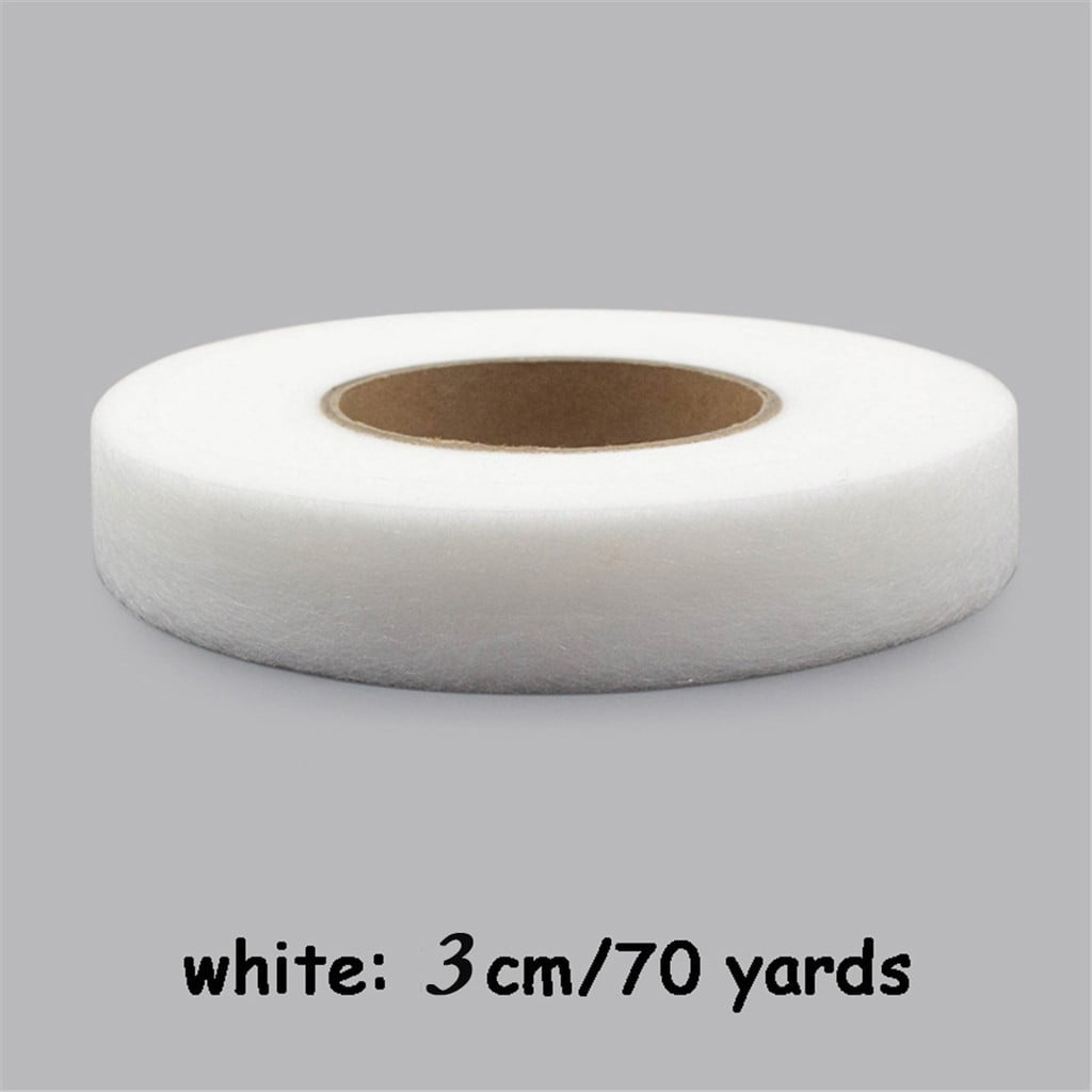 Beautynvta Double-Sided Sticky Fabric Tape, 1 Roll 3 cm x 70 Yards Each ...