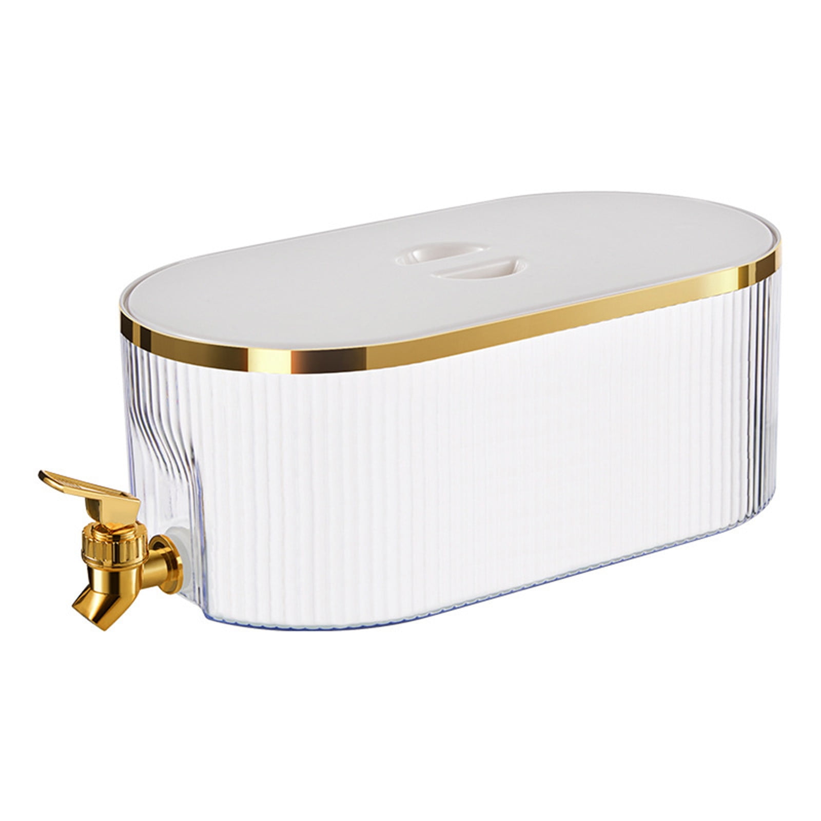 Beautynvta Drink Dispenser with Spigot for Fridge, 5.3L Plastic Juice ...