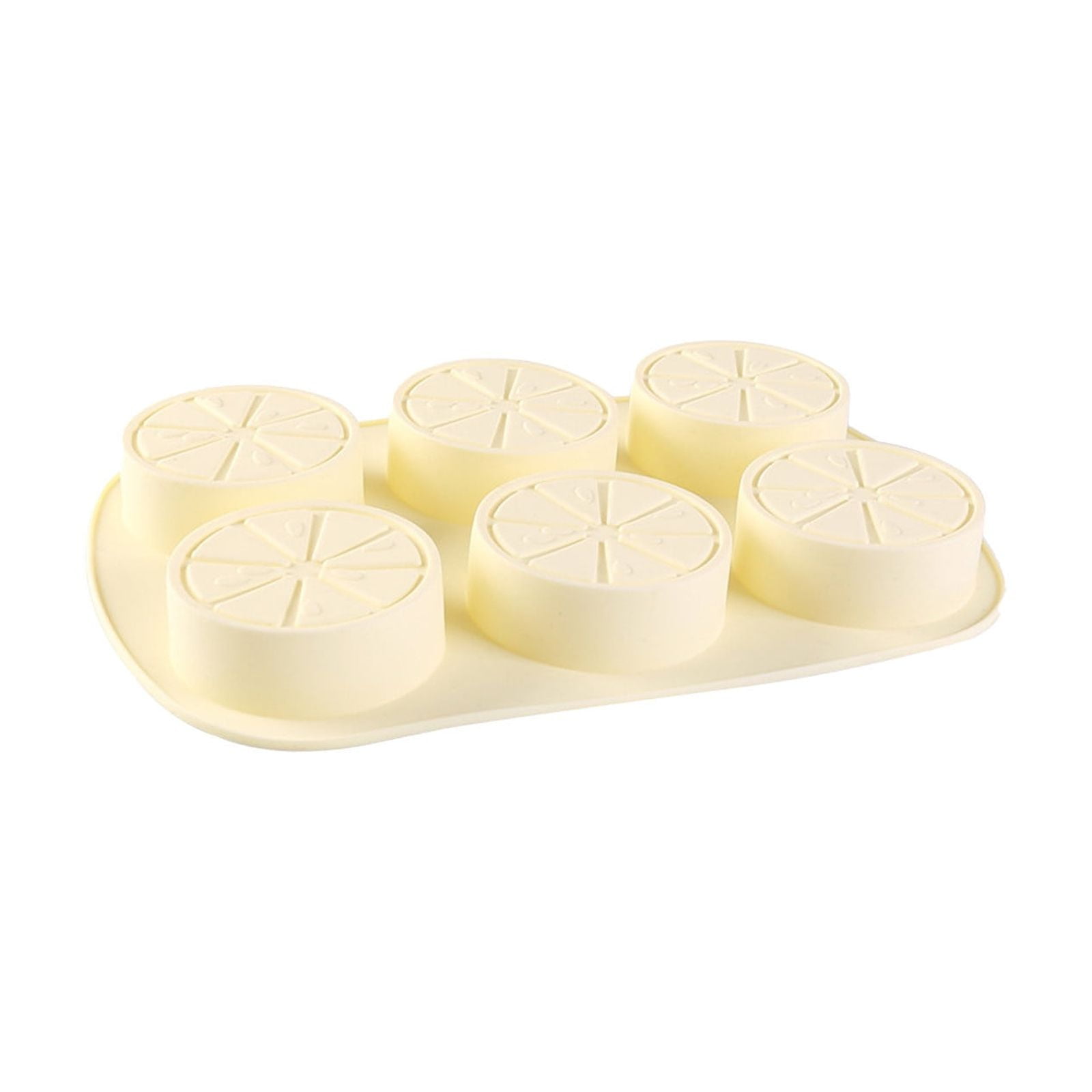 Beautynvta Fruit Shape Silicone Ice Tray Mold, 6 Cavity Pineapple Lemon ...