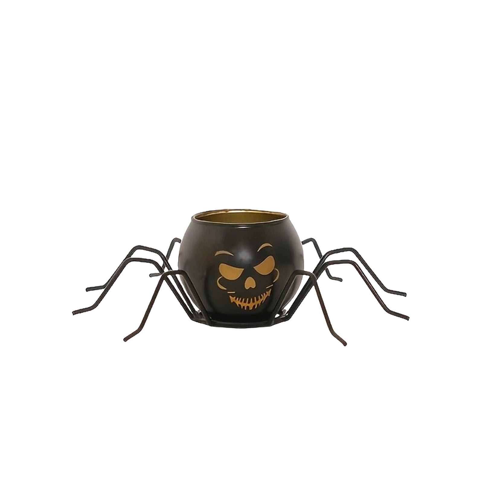 Beautynvta Halloween Candlestick Decoration, Black Spider Shaped ...
