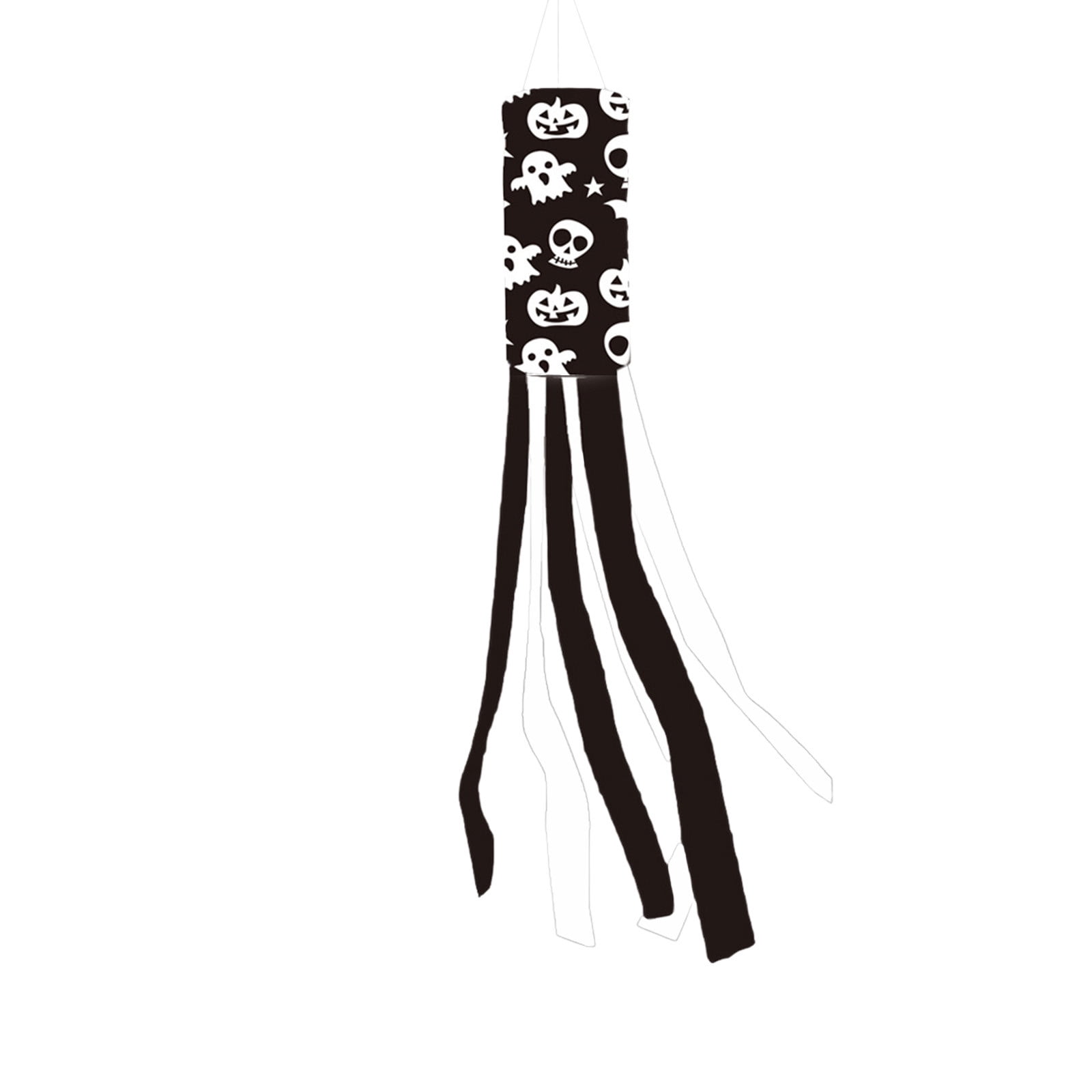 Beautynvta Halloween Windsocks Flag, 39.4'' Funny Ghost Windsocks Flag ...