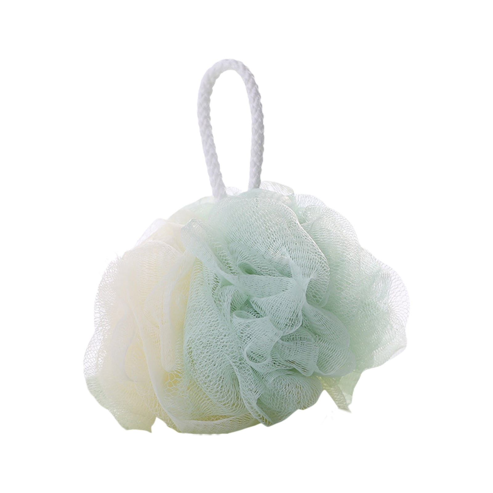 Beautynvta Loofah Sponge Shower Two Color Foaming Bath Ball Exfoliating ...