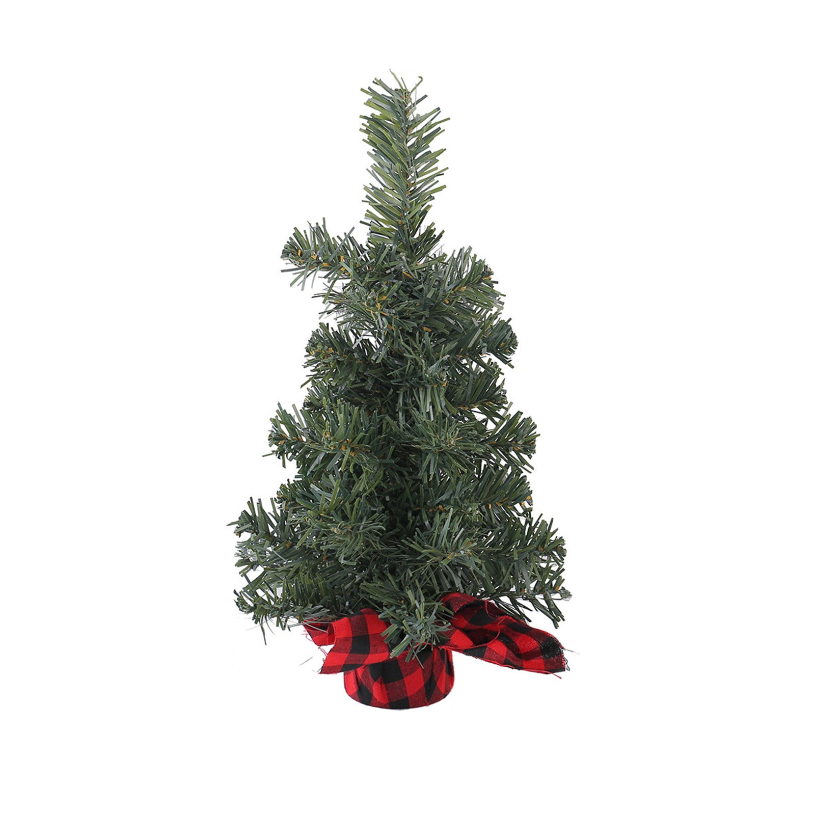 Beautynvta Mini Artificial Christmas Tree, Green Fake Christmas ...