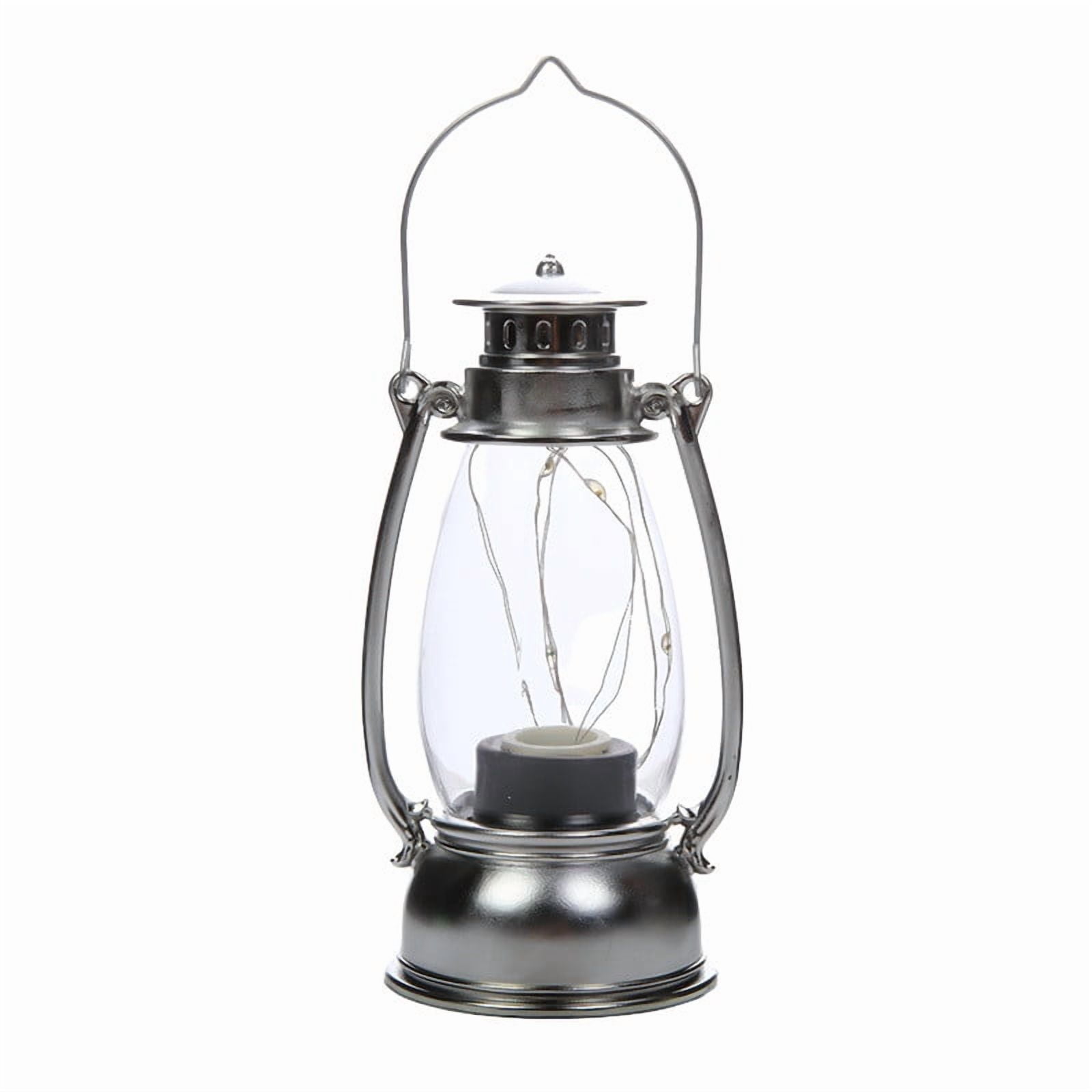 Beautynvta Mini Lantern with String Lights, 5.1'' Hanging Vintage ...