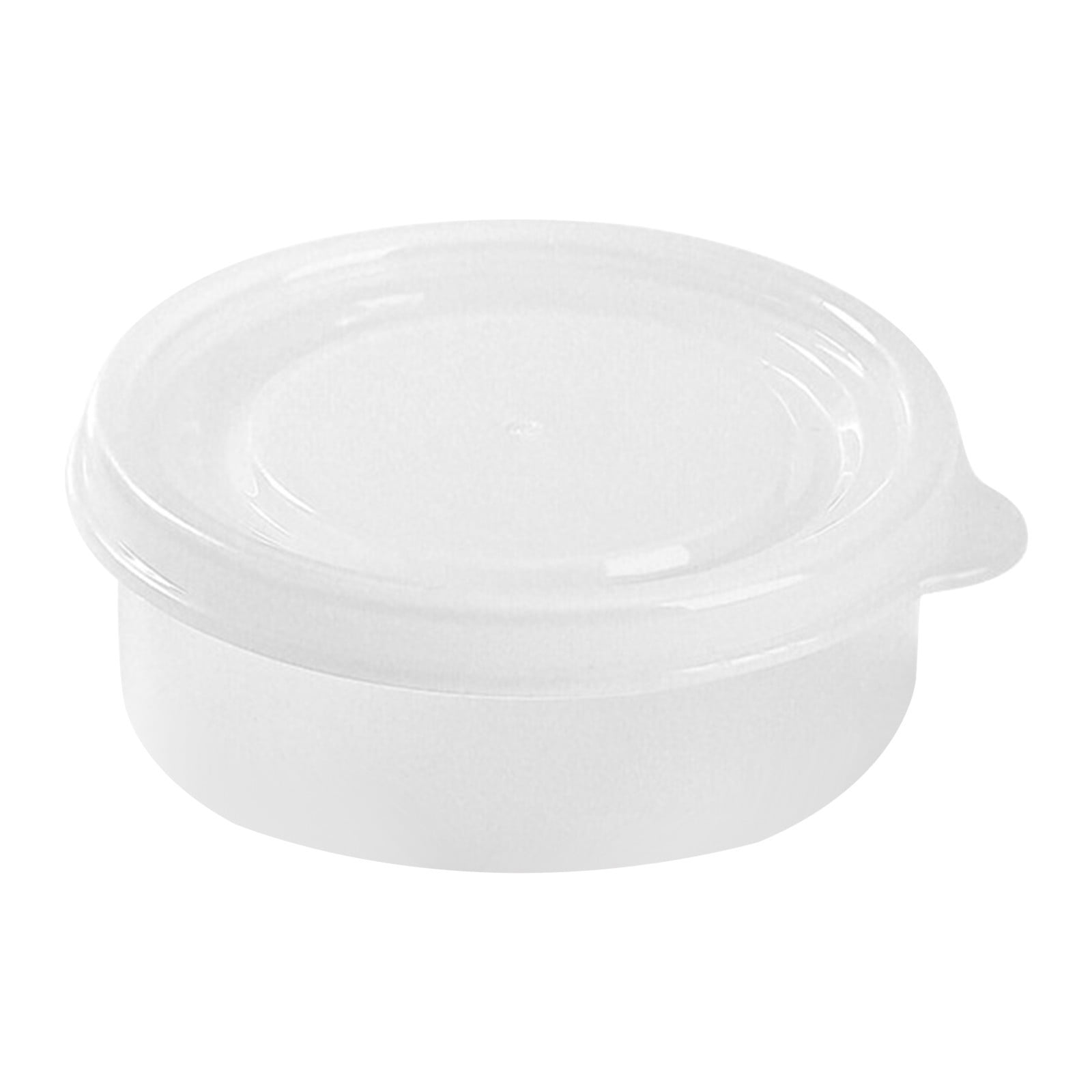 Beautynvta Mini Round Organizer Box for Refrigerator, Plastic Airtight ...