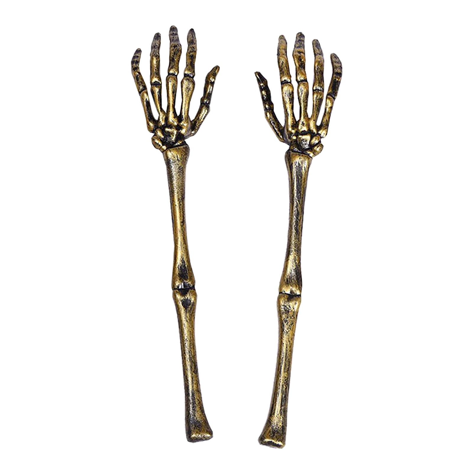 Beautynvta A Pair Halloween Skeleton Arms Decoration, Plastic Realistic ...